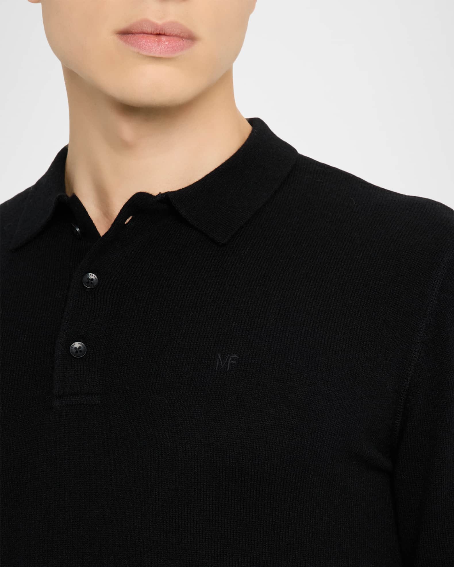 monfrere Men's Pierce Cashmere Polo Shirt | Neiman Marcus