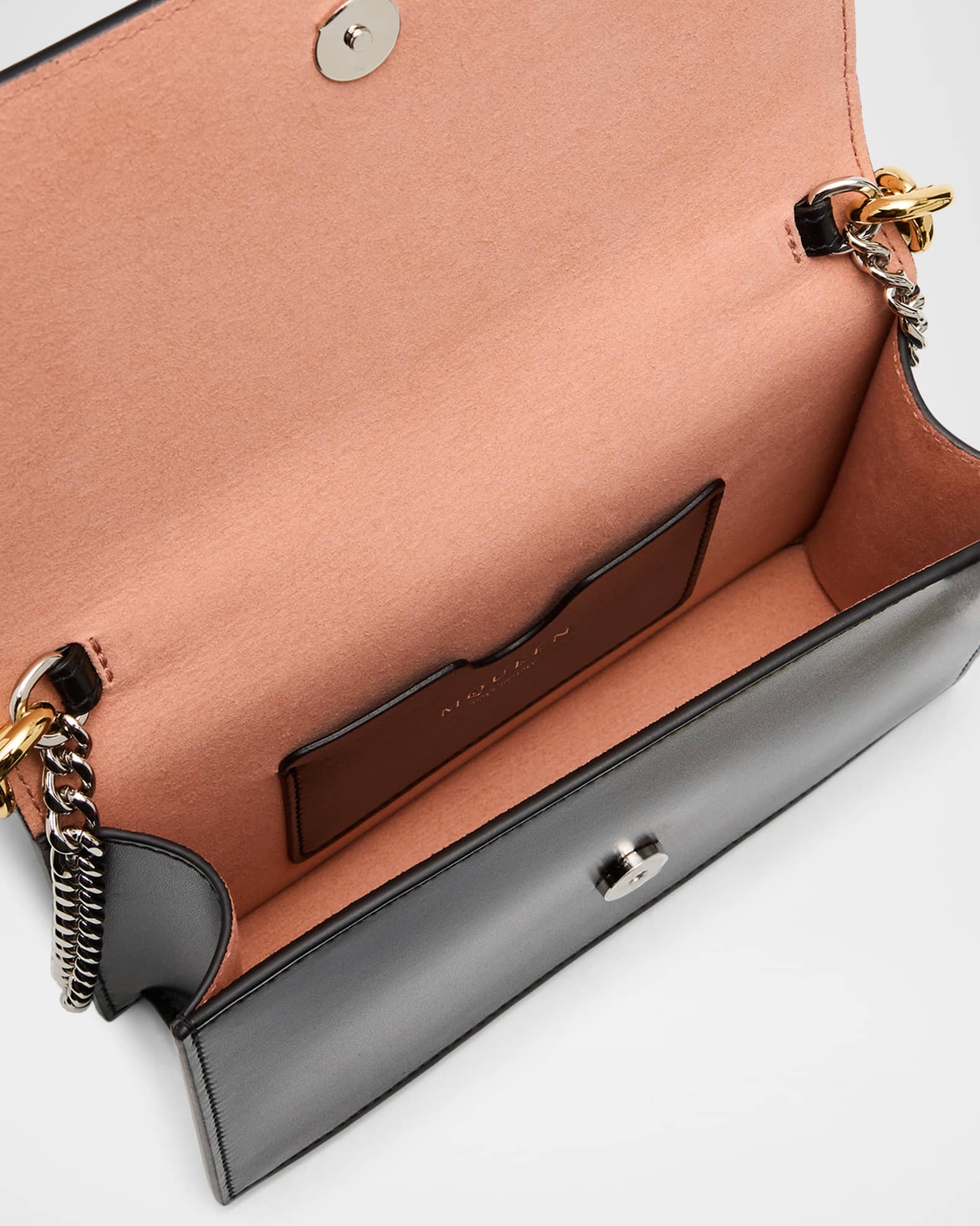 McQueen Small Chain-Embellished Skull Shoulder Bag | Neiman Marcus