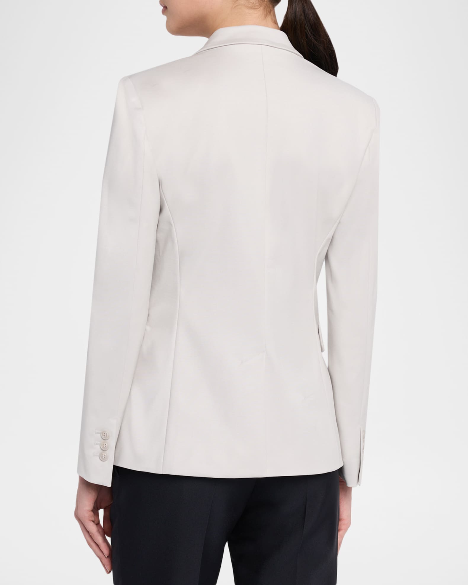 Emporio Armani Cotton Couture Single-Button Blazer | Neiman Marcus