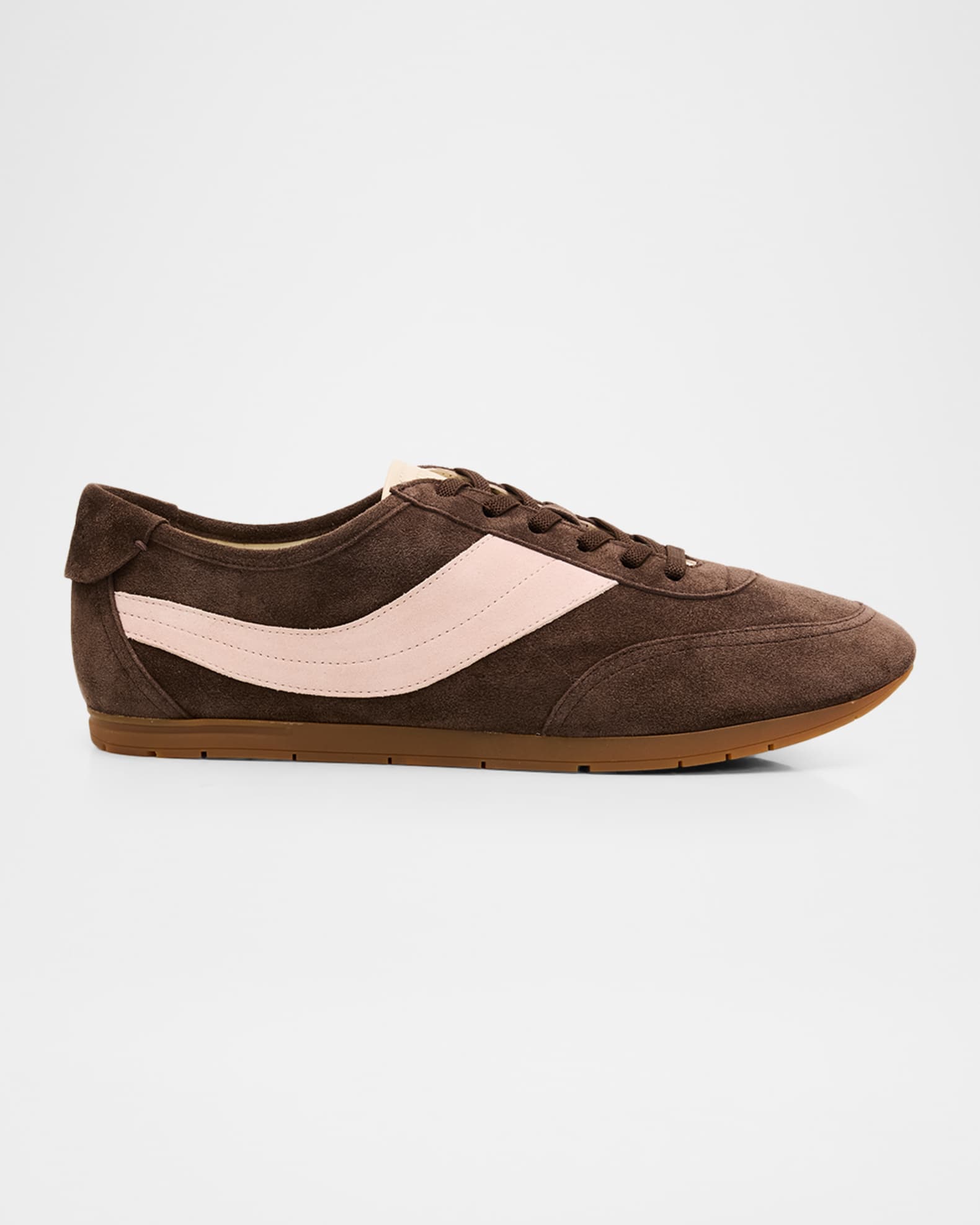 Vince LA Runner Suede and Leather Runner Sneakers | Neiman Marcus