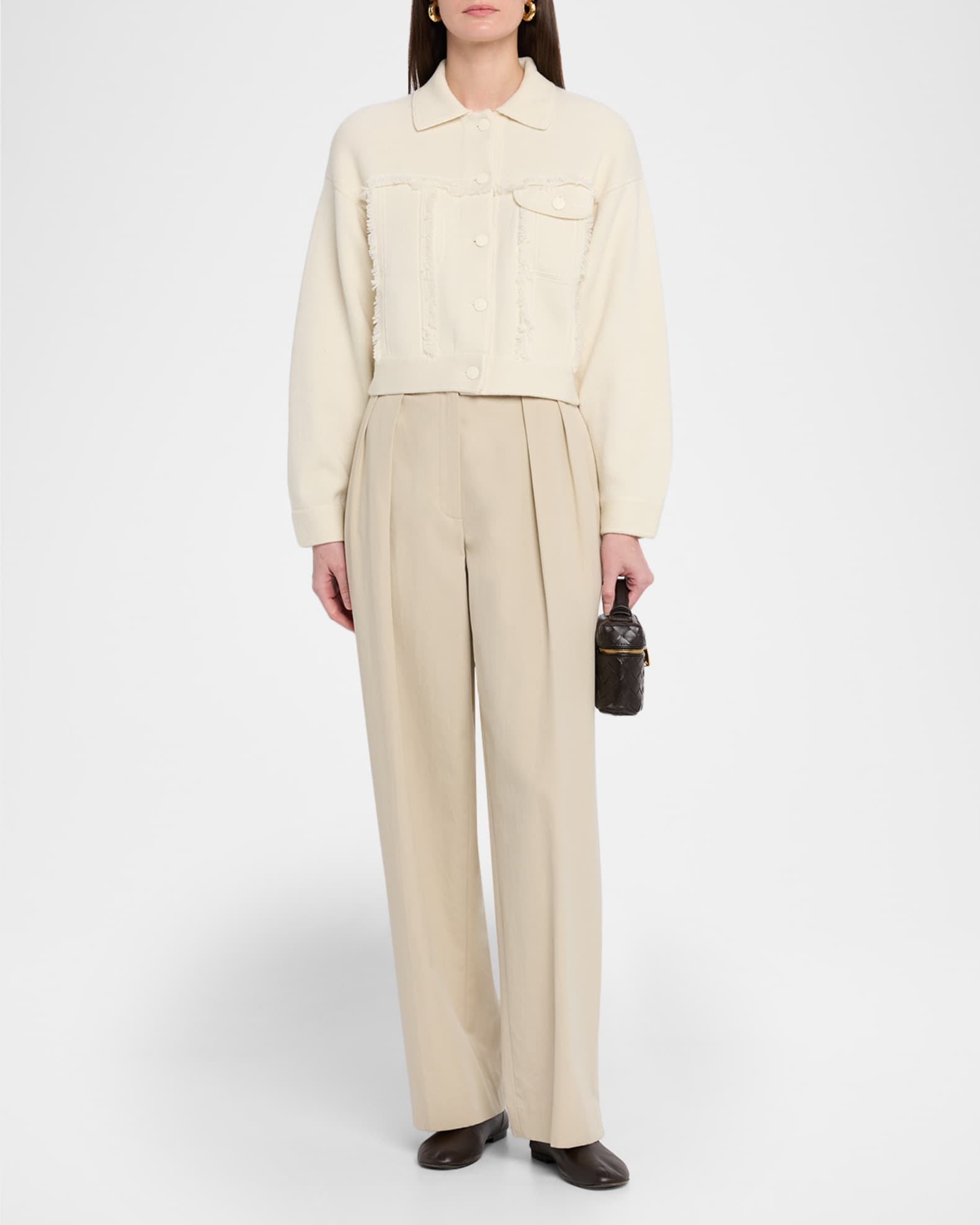 Kujten Arya Cashmere Trucker Jacket | Neiman Marcus