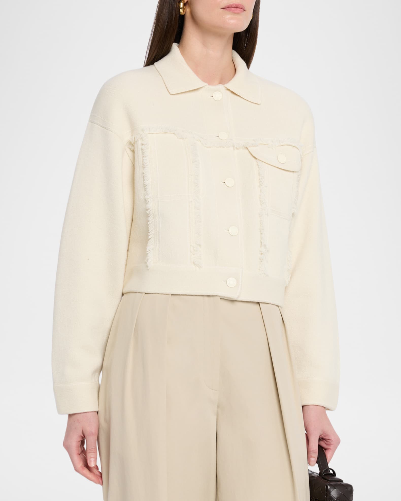 Kujten Arya Cashmere Trucker Jacket | Neiman Marcus
