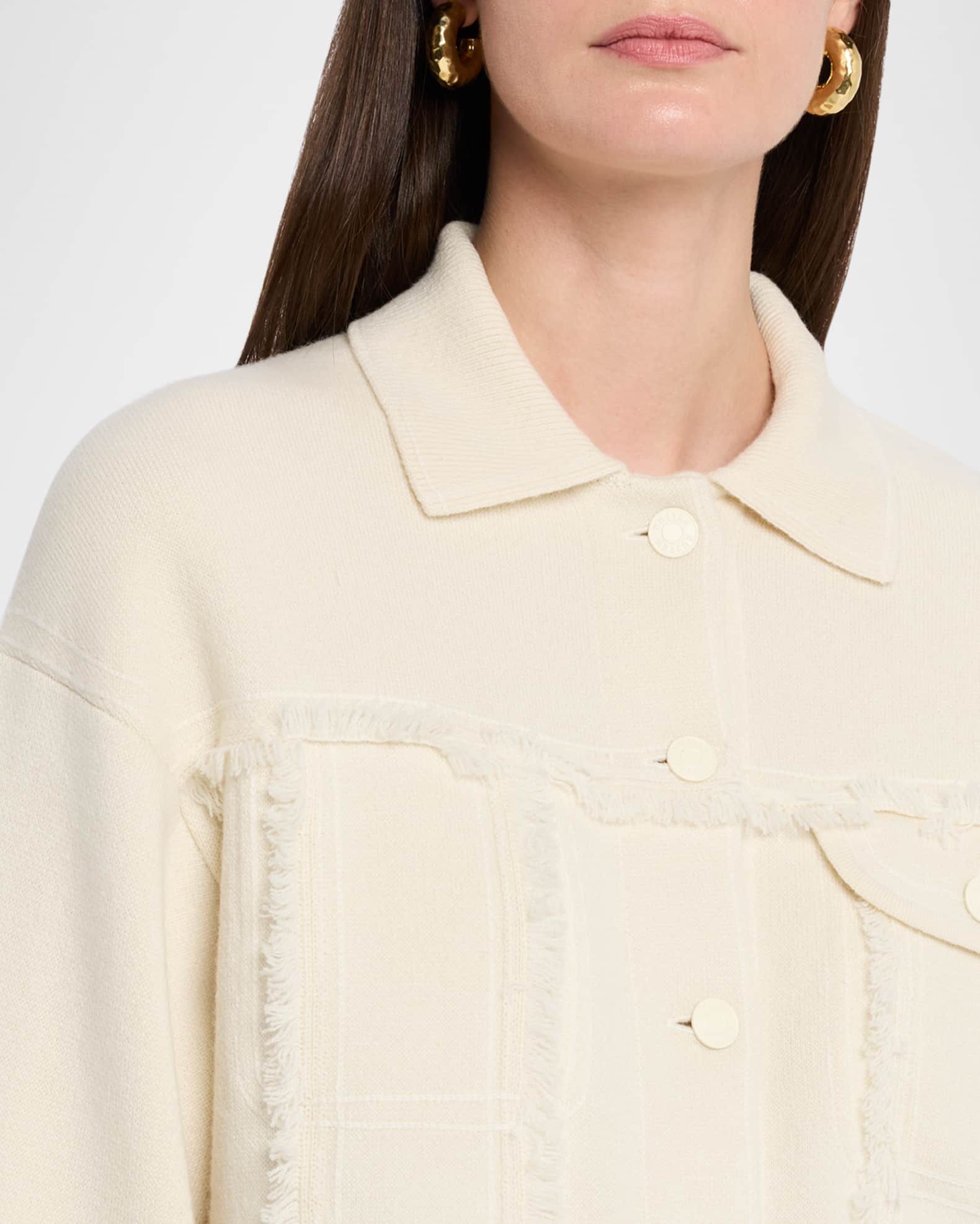 Kujten Arya Cashmere Trucker Jacket | Neiman Marcus