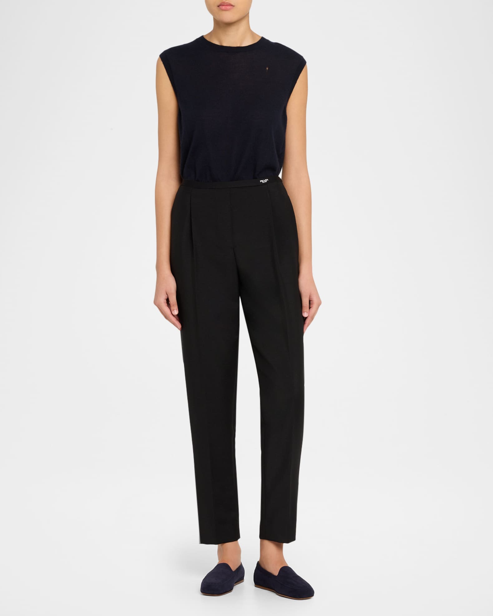 Rika Brogue Leather Loafers | Neiman Marcus