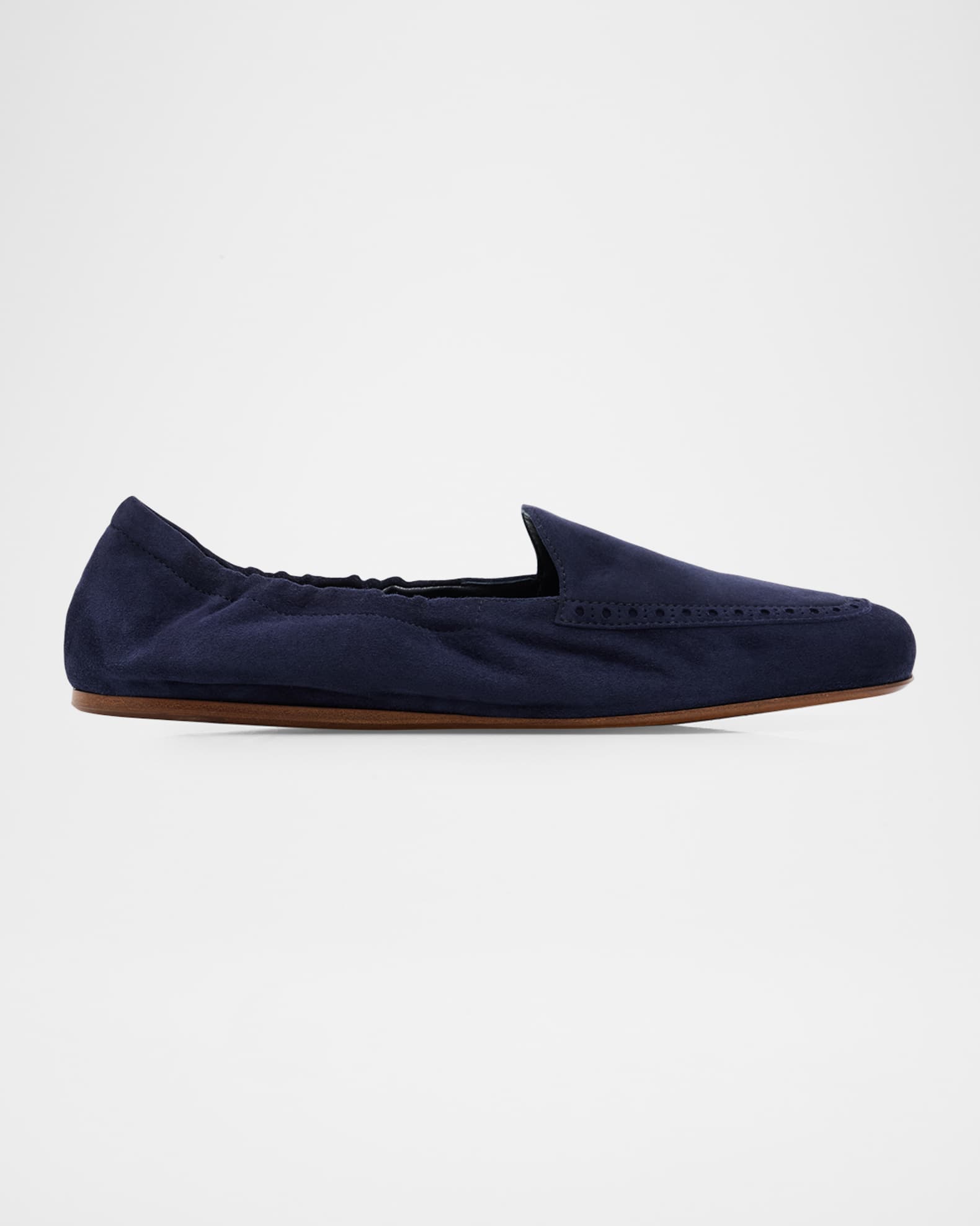 Rika Brogue Leather Loafers | Neiman Marcus