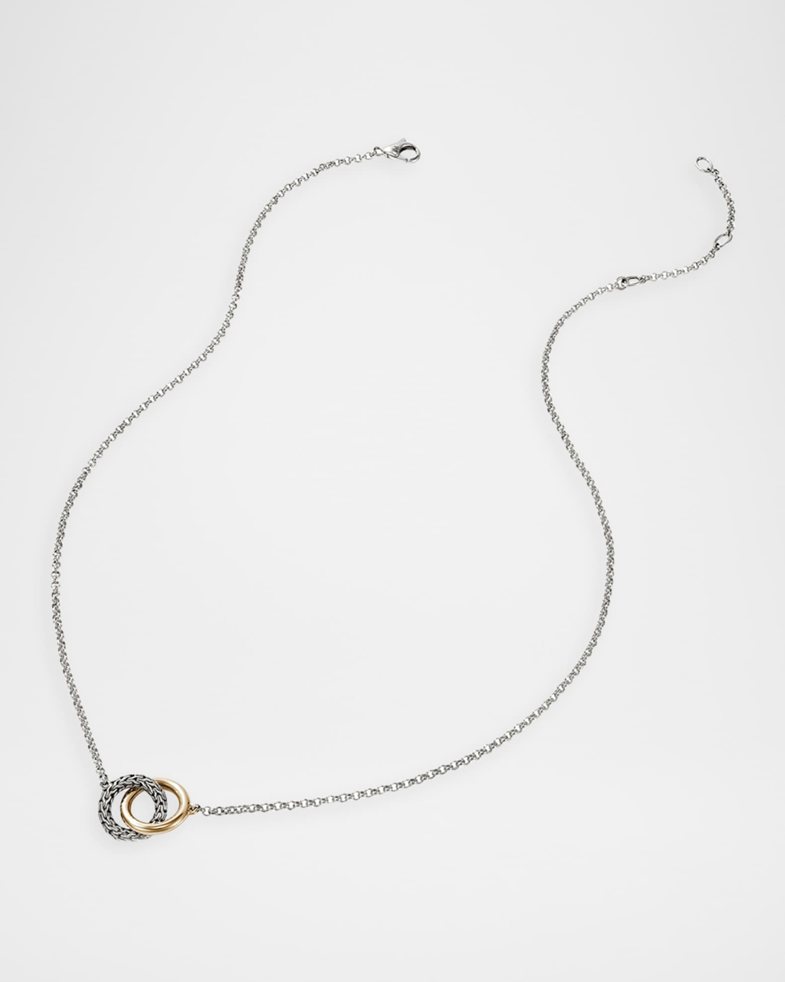John Hardy JH Essential Linked Sterling Silver and 18K Yellow Gold ...