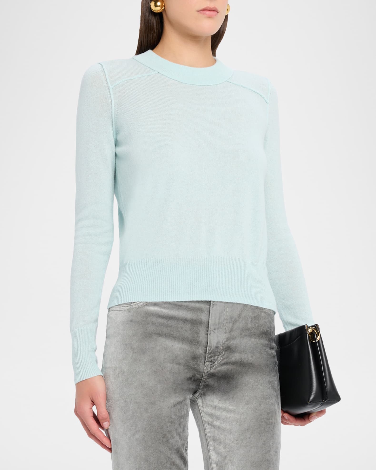 Autumn Cashmere Crewneck Cashmere Sweater | Neiman Marcus