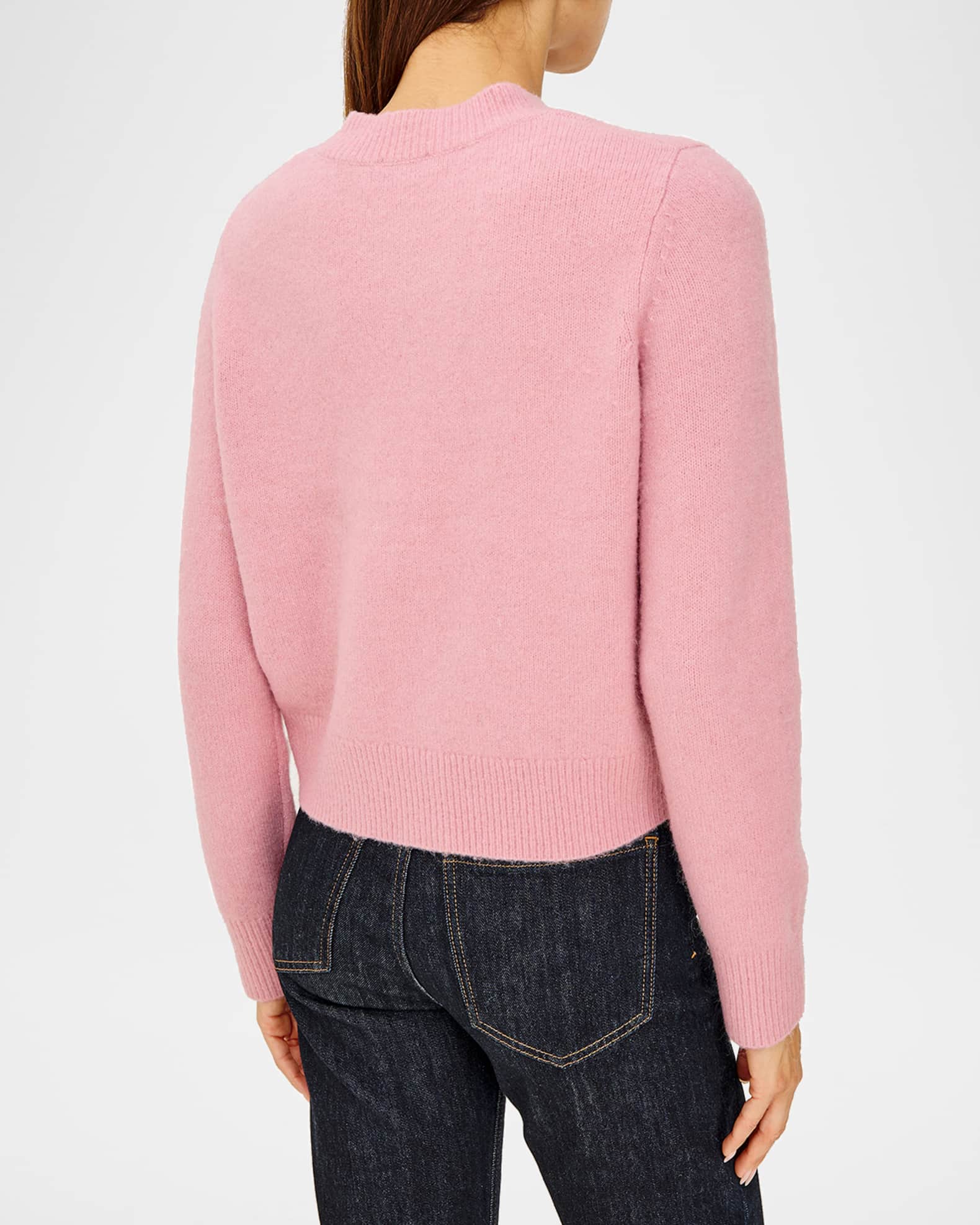 Rails Coralee Rosette Alpaca-Blend Cardigan | Neiman Marcus