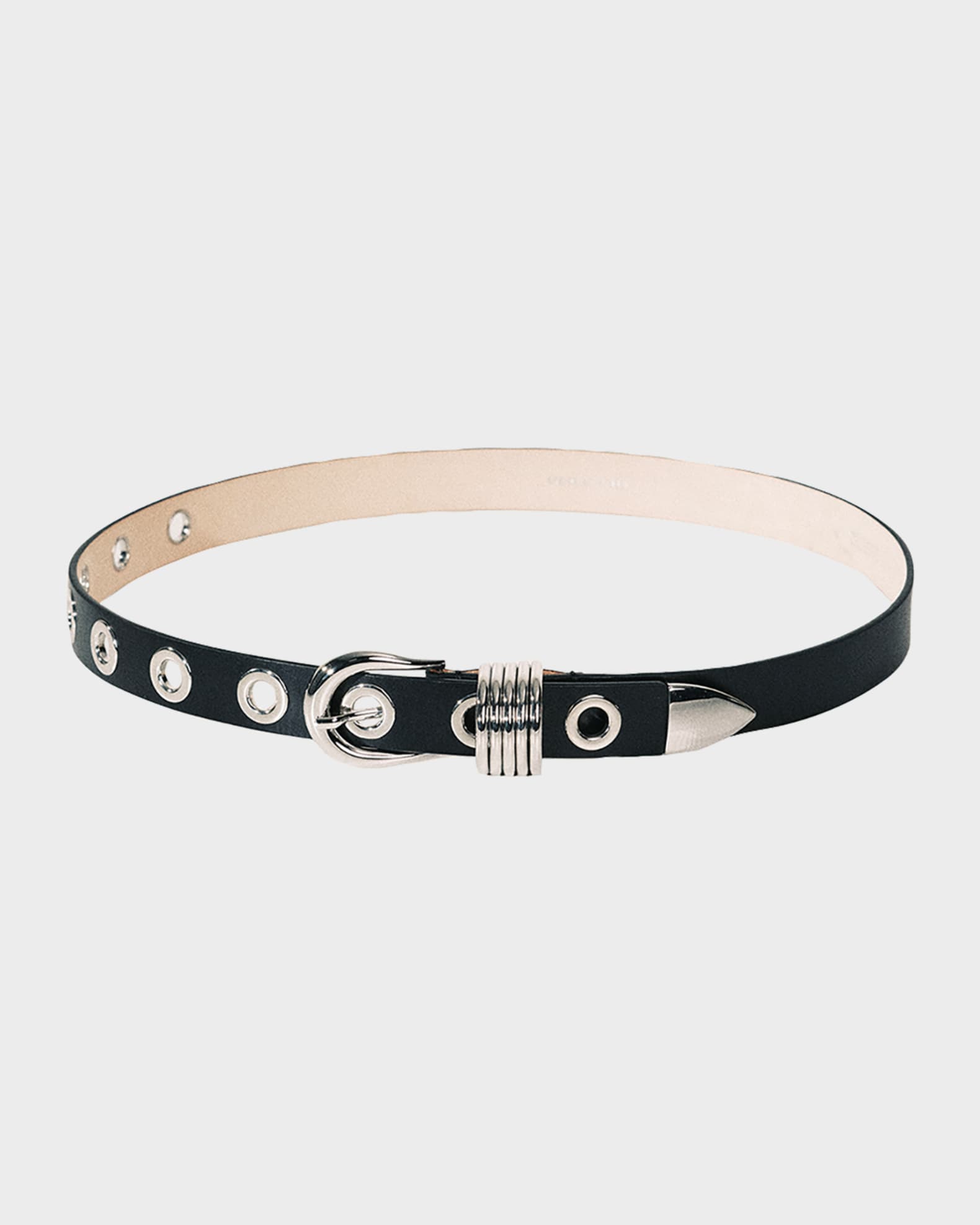 Dehanche Hollyhock Rivet Leather Belt | Neiman Marcus