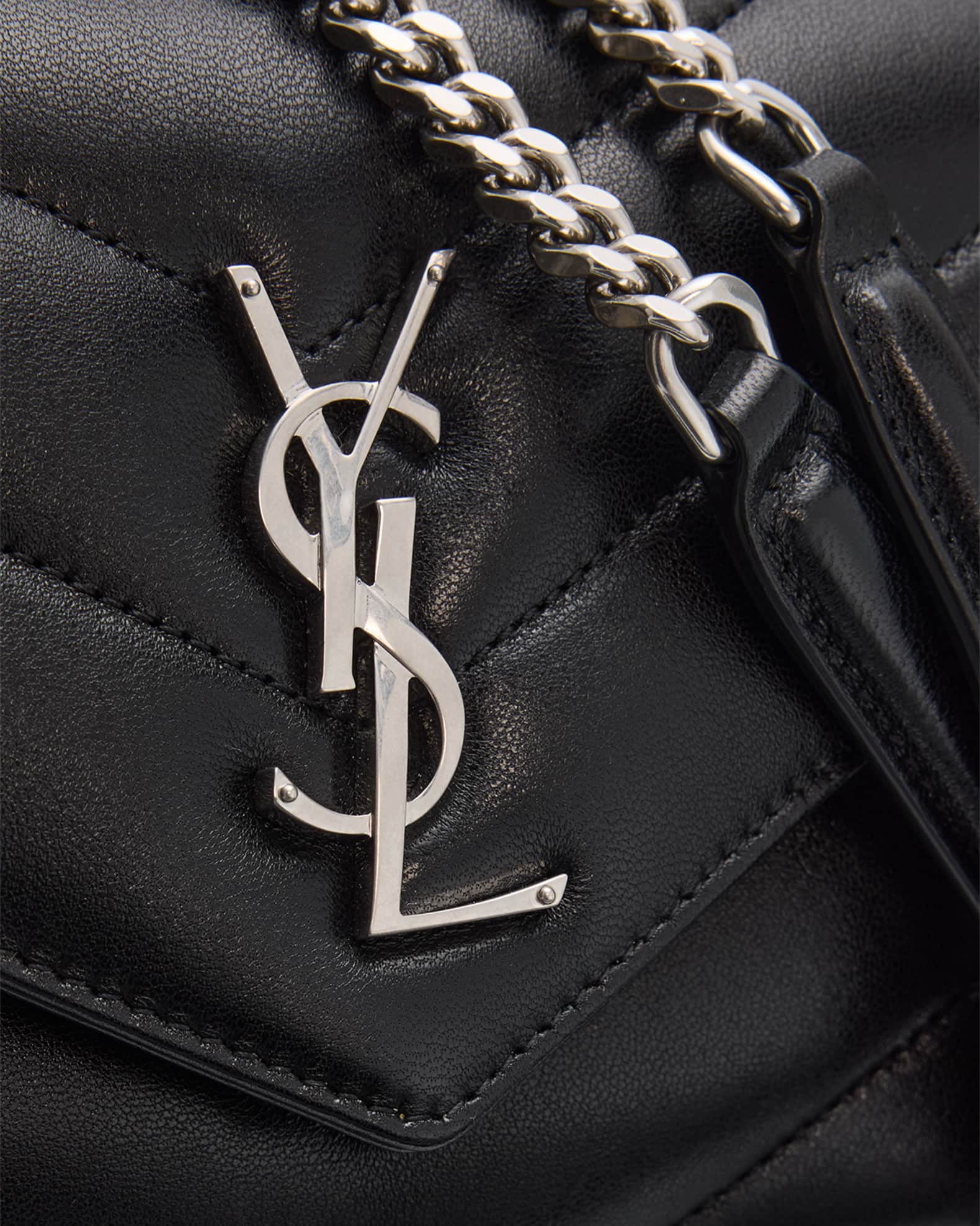 Saint Laurent Lou Lou YSL Quilted Leather Crossbody Bag | Neiman Marcus