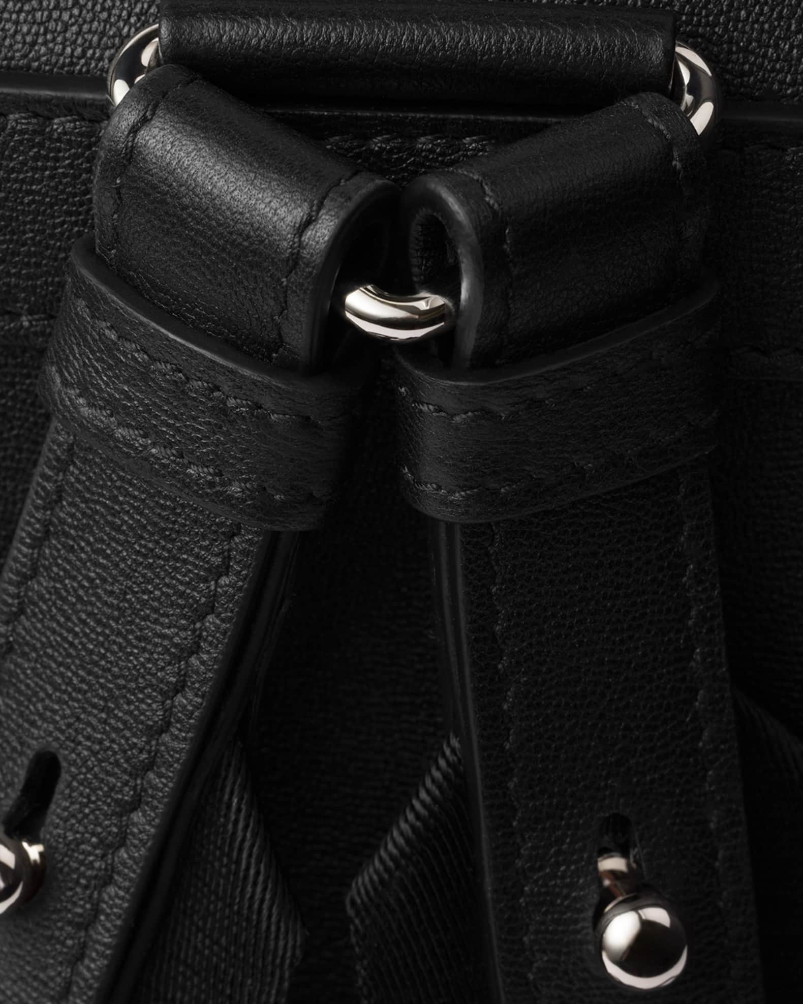 prada medium leather backpack