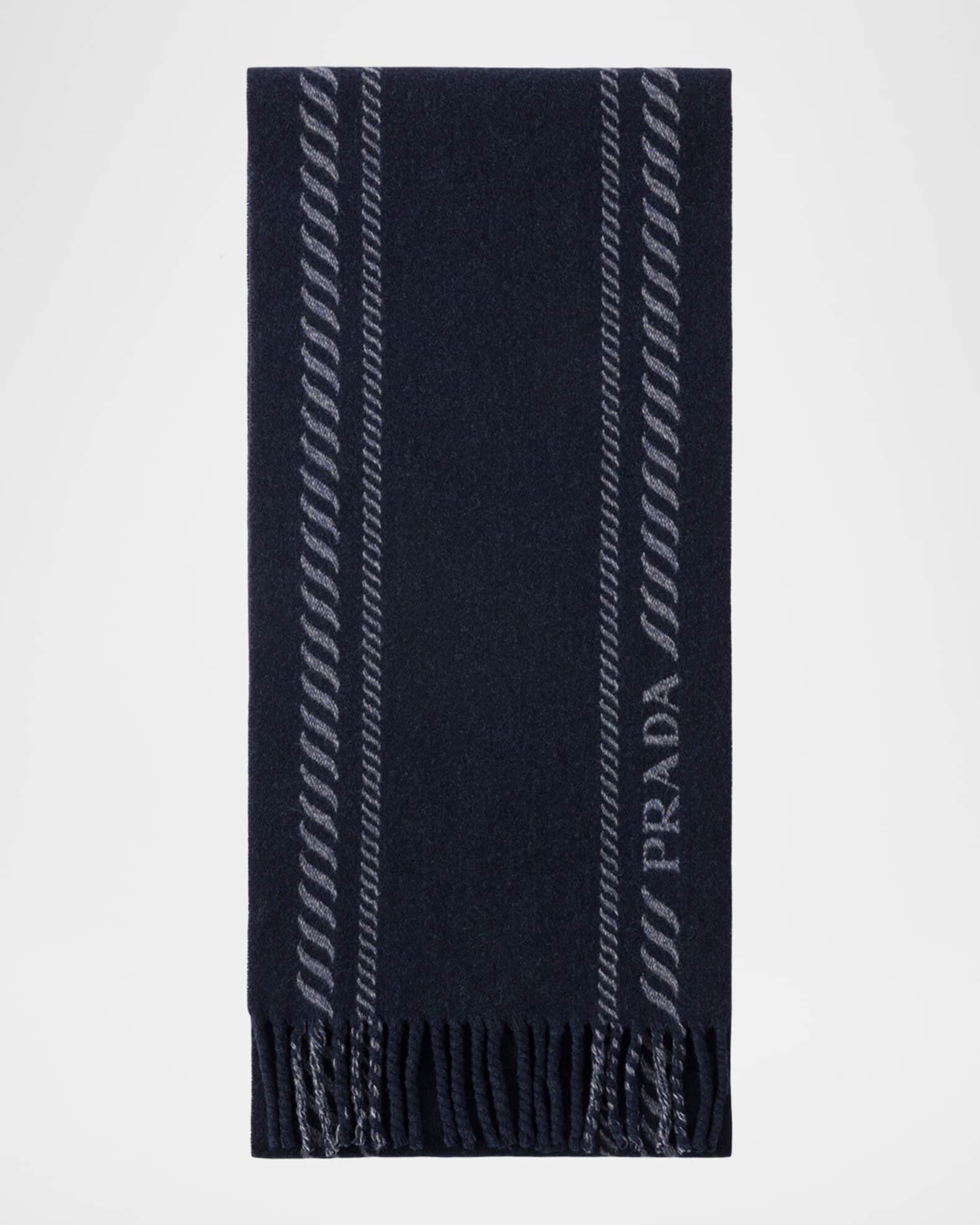 Prada Men's Wool and Cashmere Scarf | Neiman Marcus