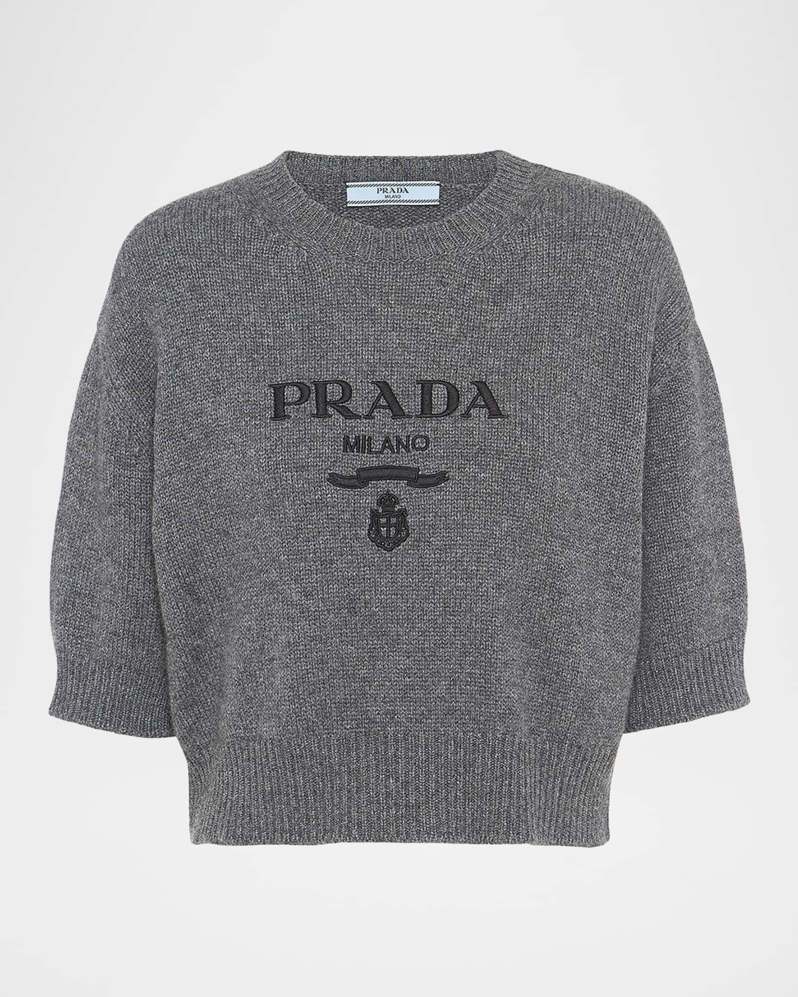 prada logo jumper