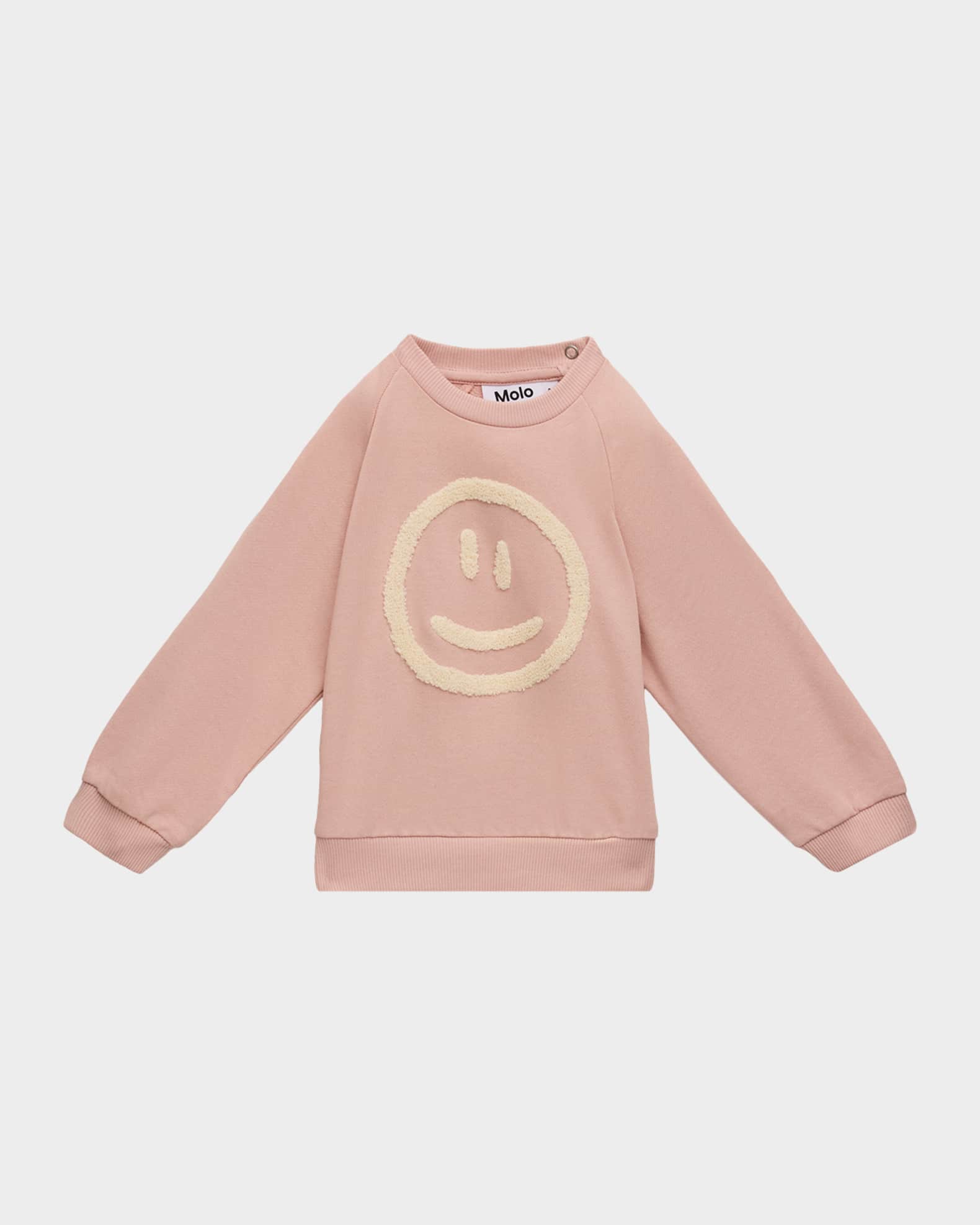 Molo Girl's Disc Embroidered Organic Cotton Sweatshirt, Size 3M-2 ...