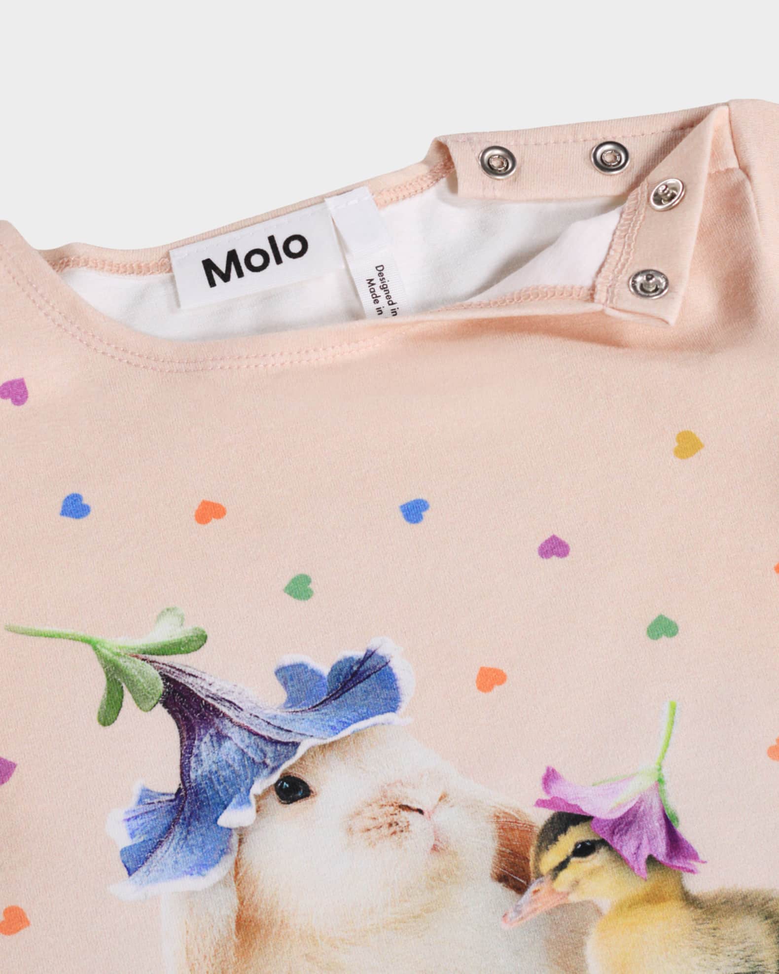 Molo Girl's Elina Animal-Print Cotton Top, Size 6M-2 | Neiman Marcus