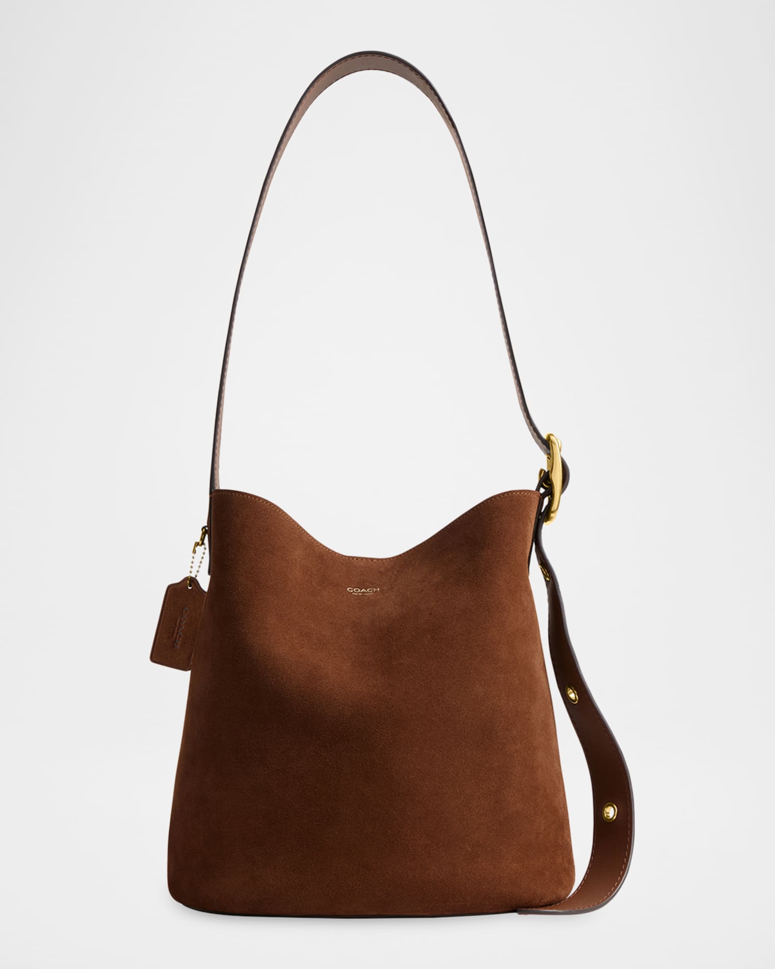 Coach Bleecker Suede Bucket Bag | Neiman Marcus