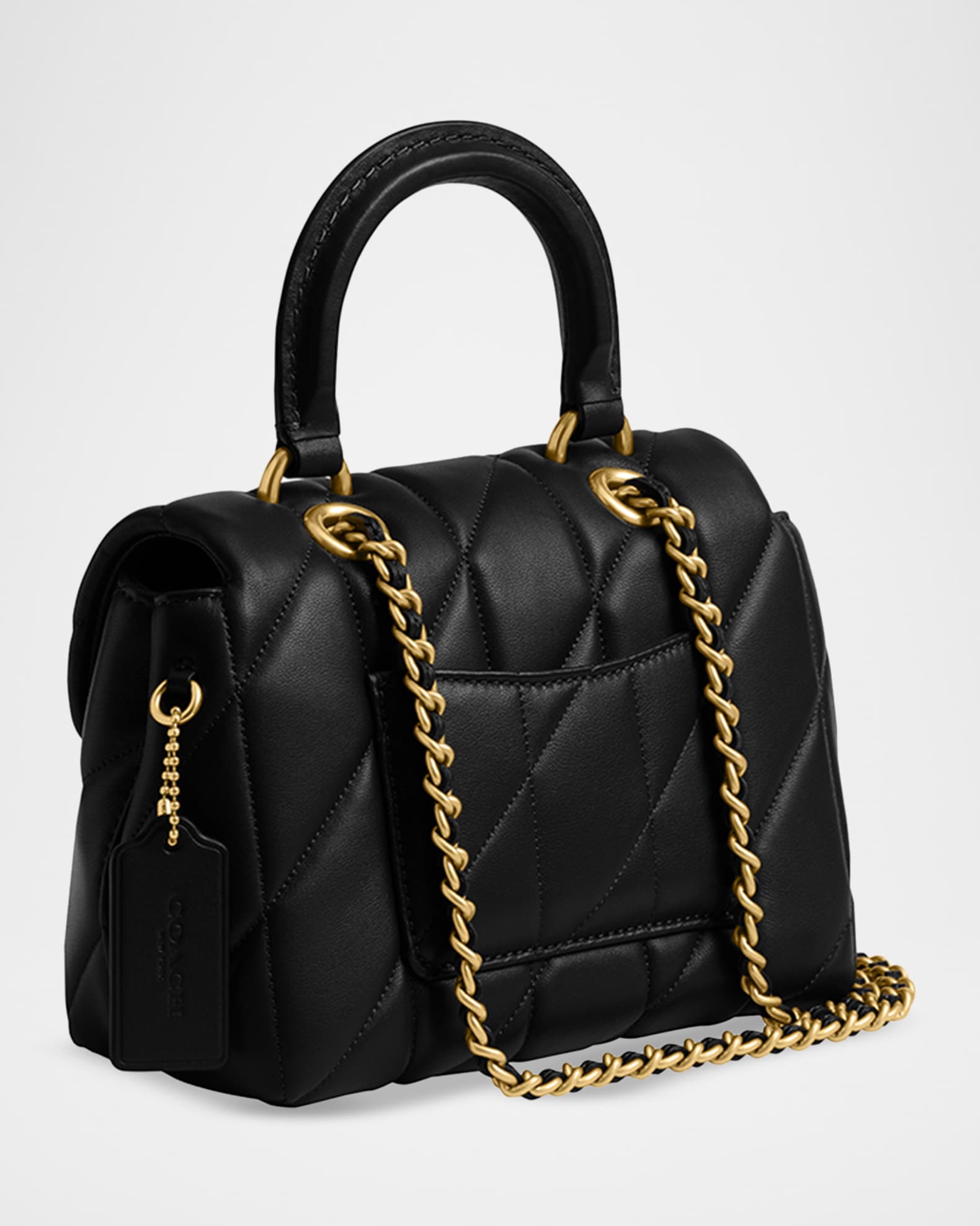Coach Tabby Quilted Leather Top-Handle Bag | Neiman Marcus