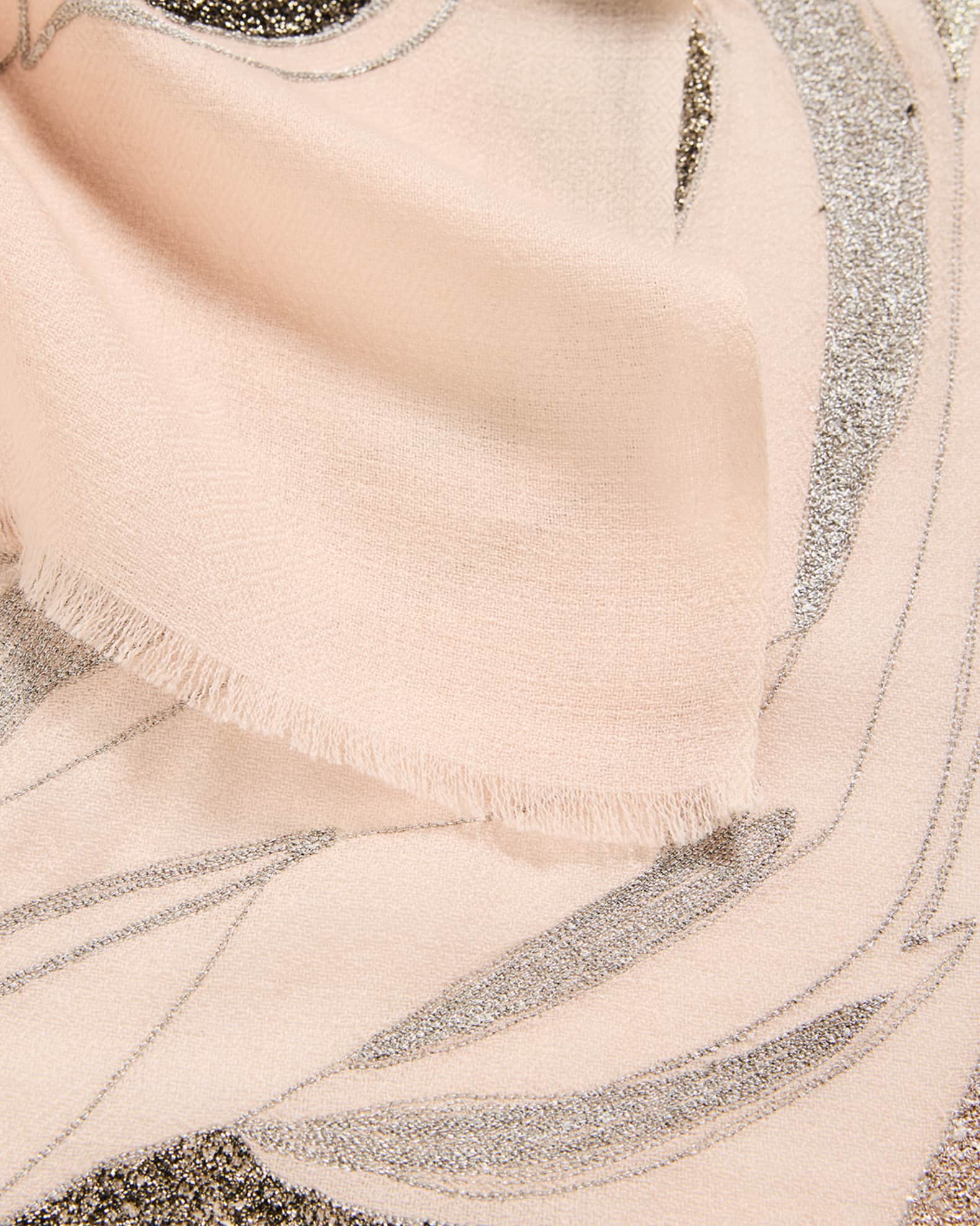 Janavi India Beyond the Galaxy Merino Wool Scarf | Neiman Marcus