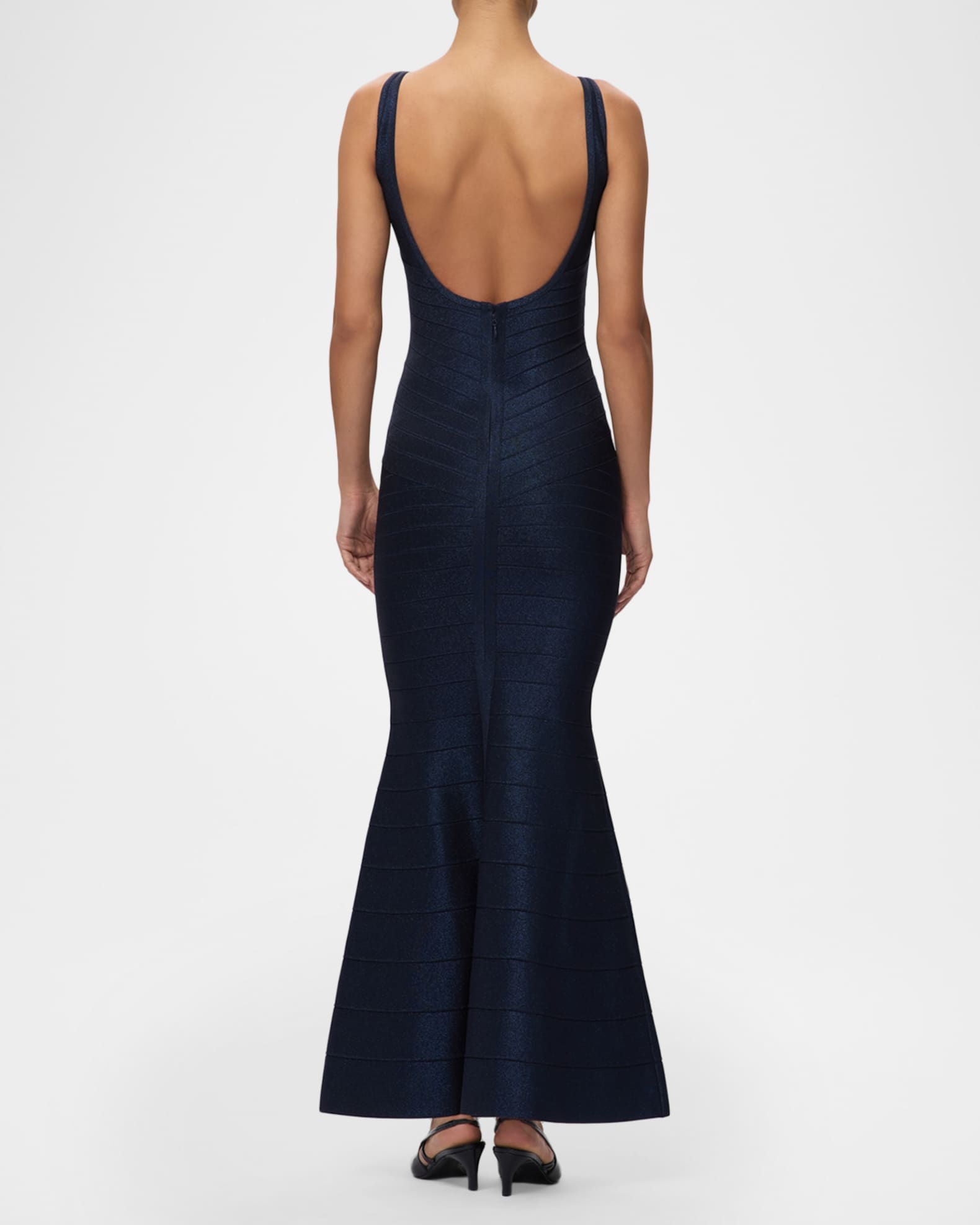 Herve Leger The Lurex Dion Mermaid Dress | Neiman Marcus