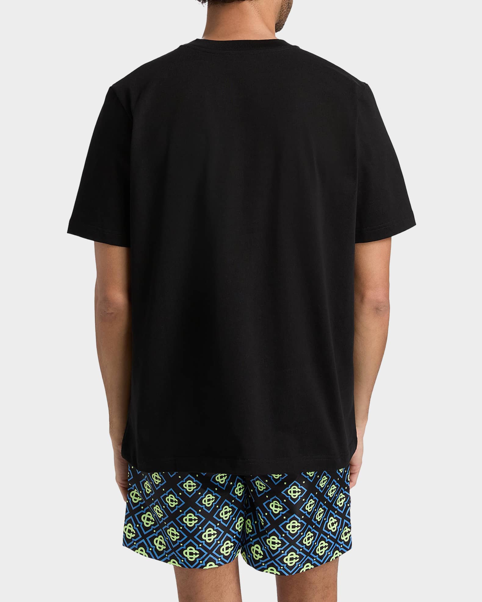 CASABLANCA Men's Organic Cotton Volcano Logo T-Shirt | Neiman Marcus