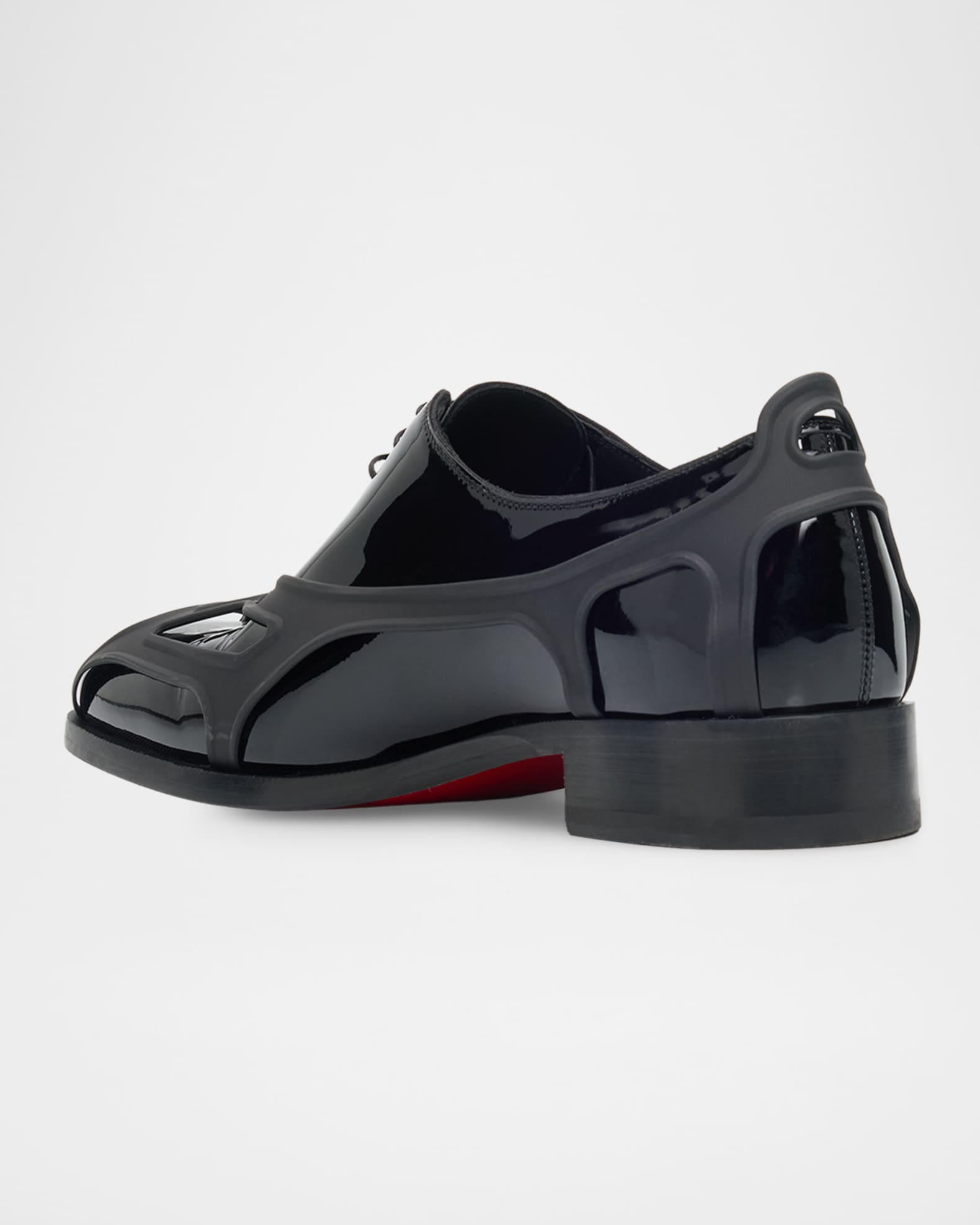 Christian Louboutin x Jaden Smith Men's Caged Patent Leather Oxfords ...
