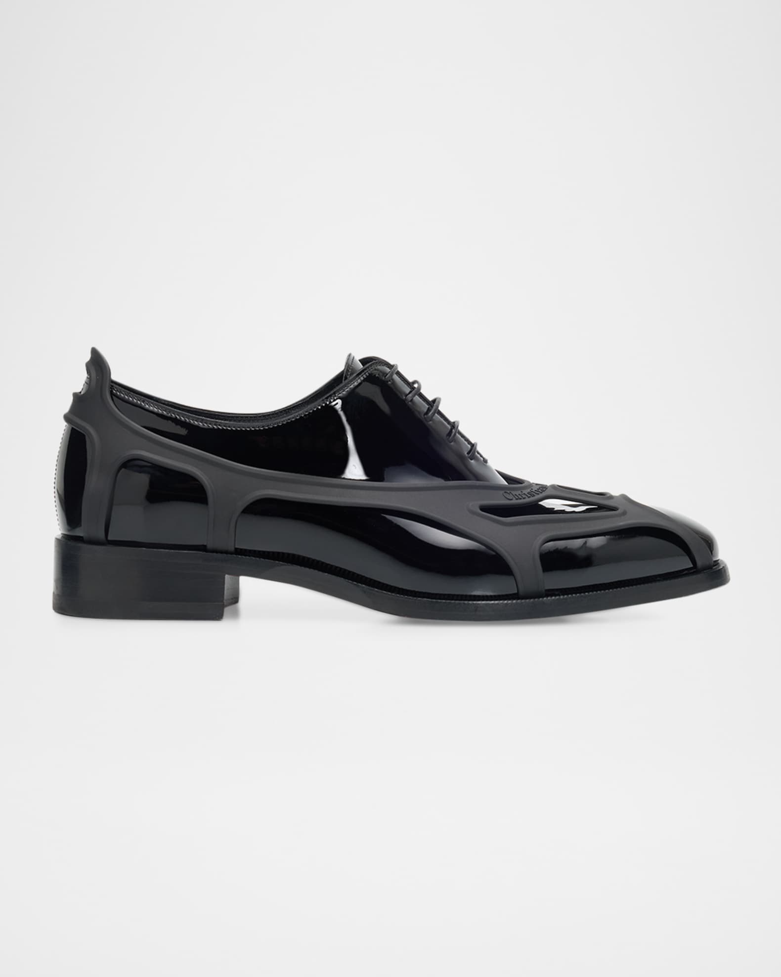 Christian Louboutin x Jaden Smith Men's Caged Patent Leather Oxfords ...