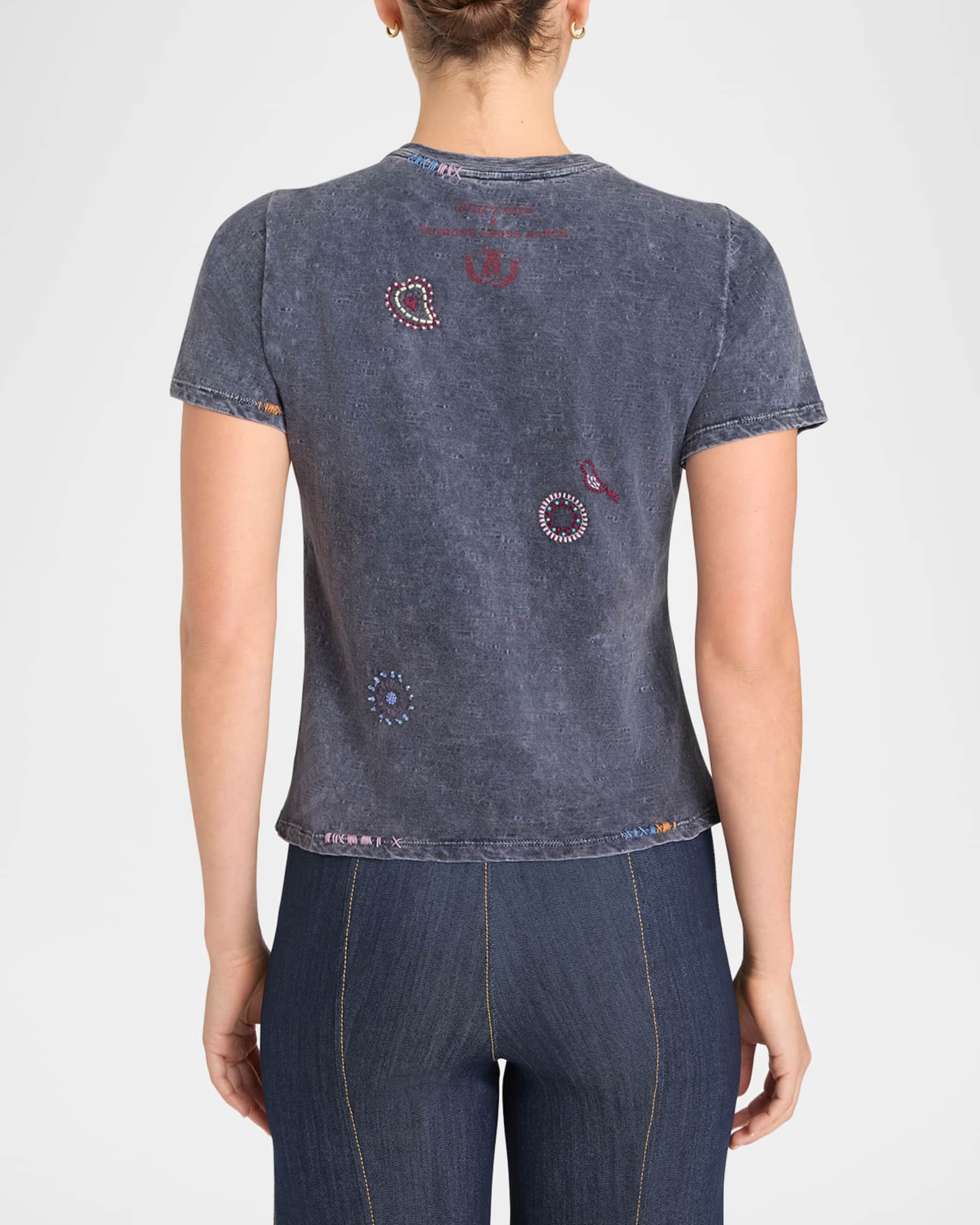 Cinq a Sept Ain't My First Rodeo Shrunken Tee | Neiman Marcus