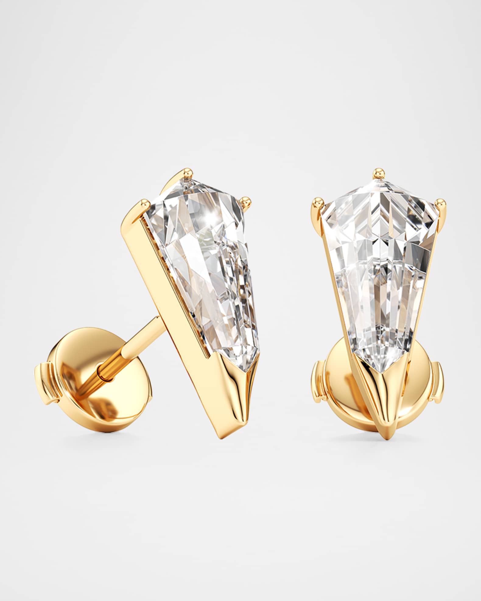 Unsaid Phoenix Lab-Grown Diamond Stud Earrings in 18K Yellow Gold ...