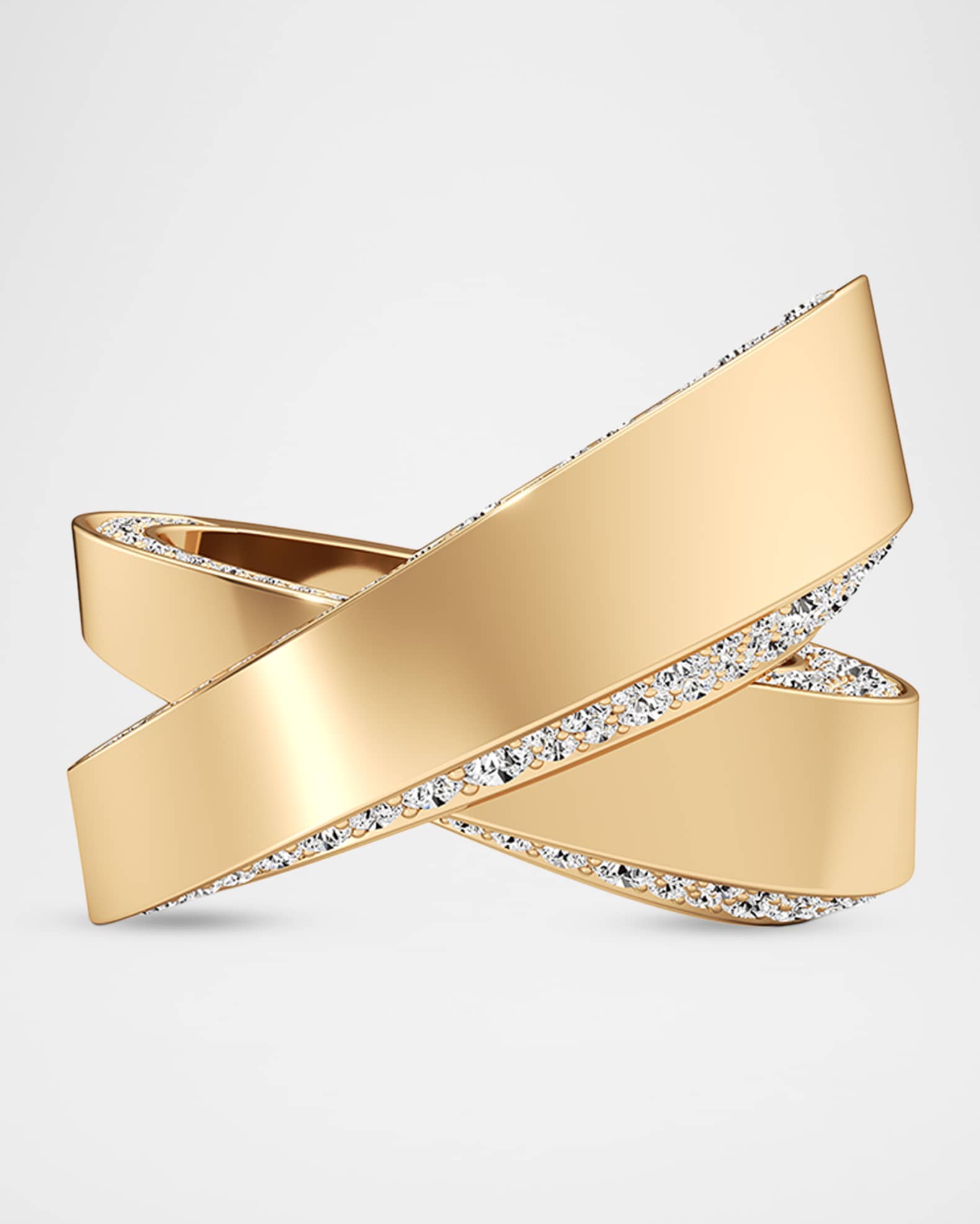Unsaid Infinite Lab-Grown Diamond Pave Demi Ring | Neiman Marcus