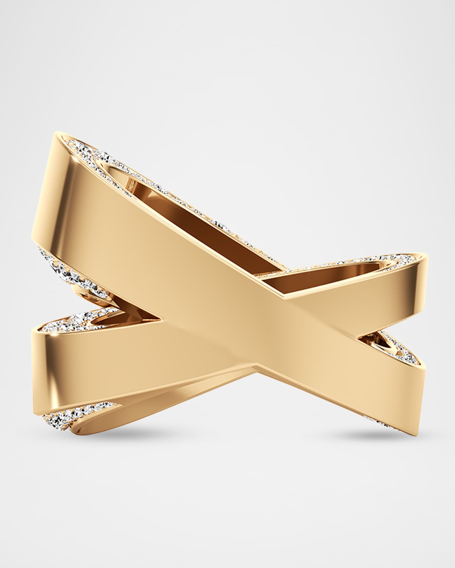 Unsaid Infinite Lab-Grown Diamond Pave Demi Ring | Neiman Marcus