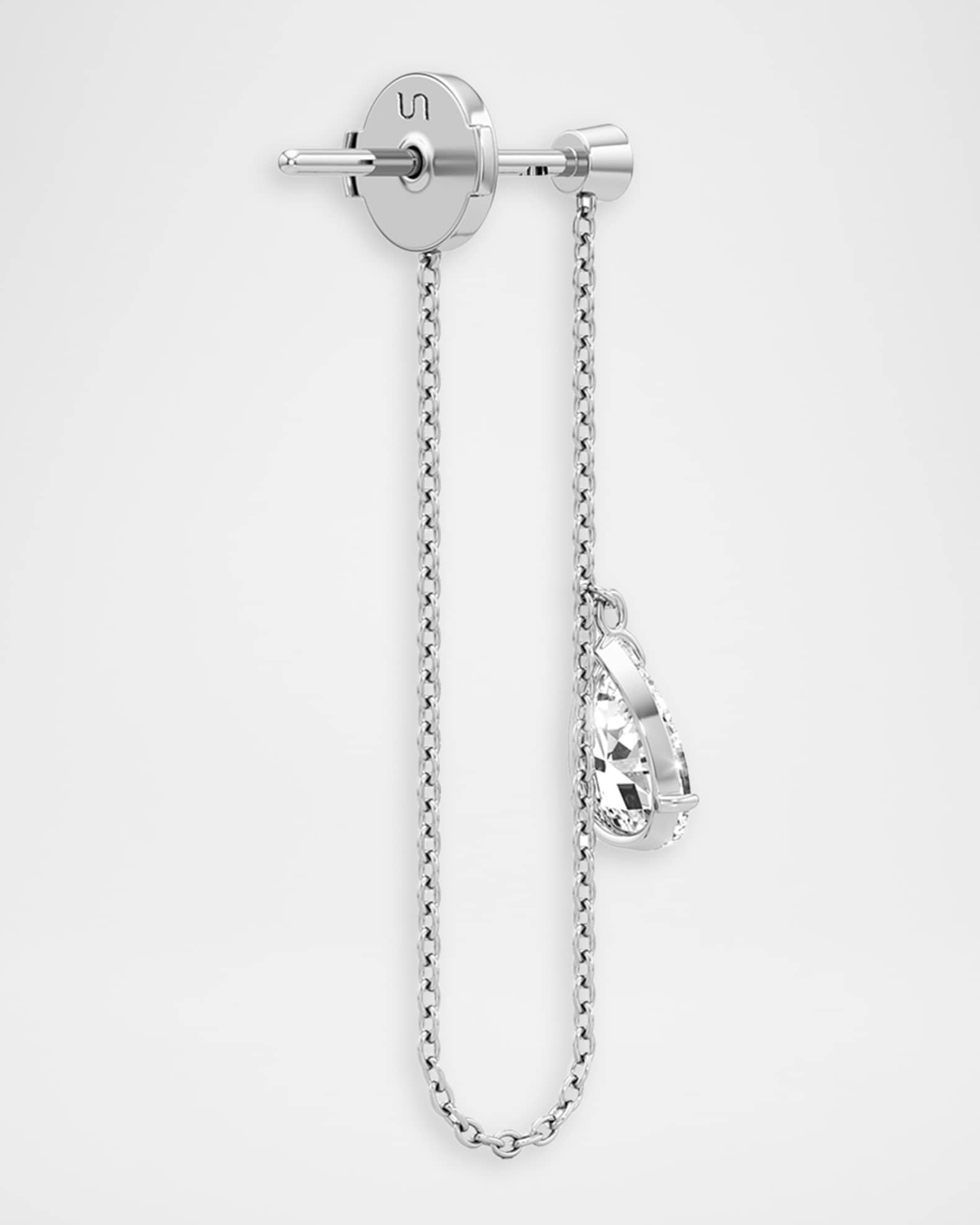 Unsaid Tear Lab-Grown Diamond Pure Drop Earrings | Neiman Marcus
