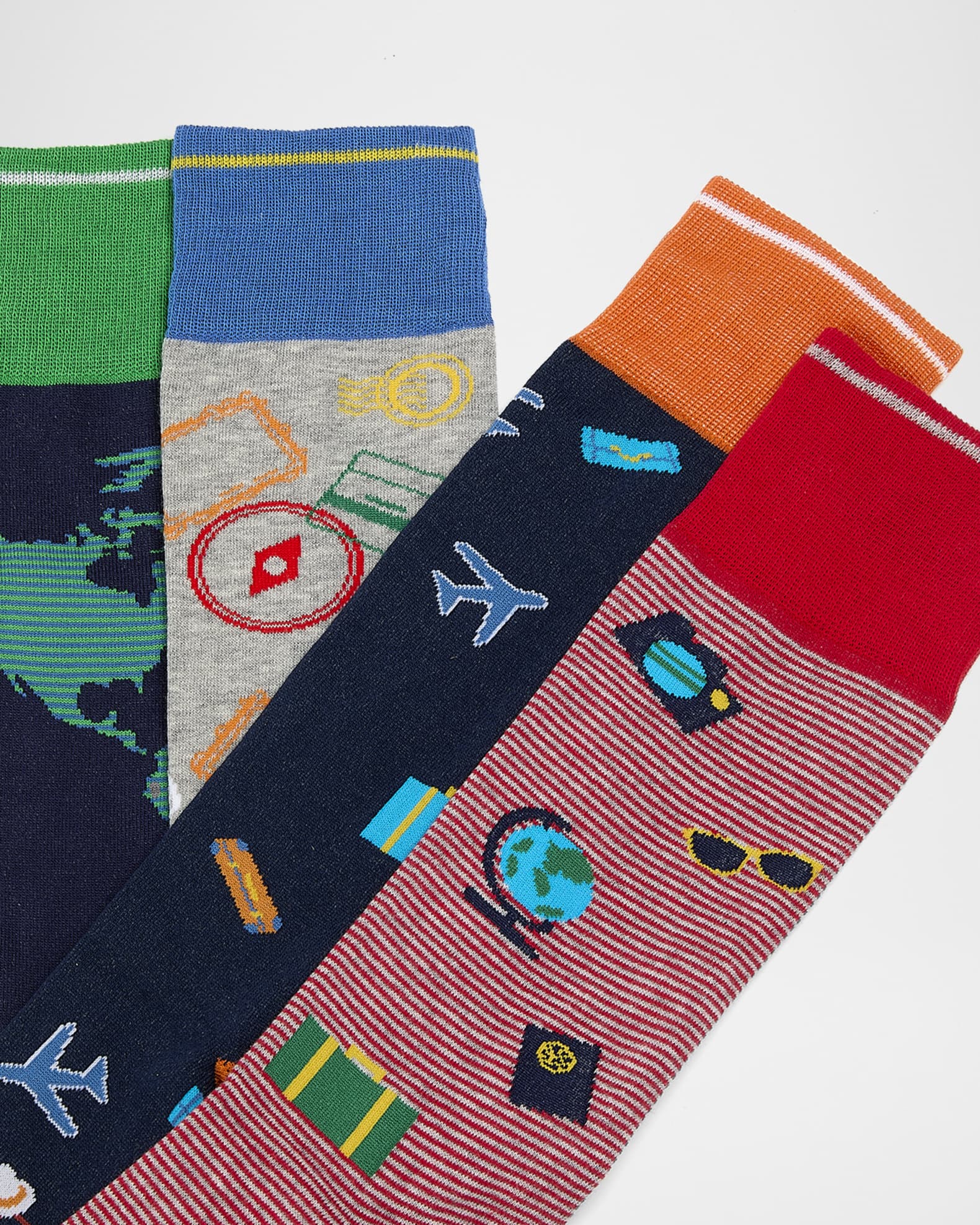 Neiman Marcus Men's Travel 4-Pack Crew Socks, Boxed Gift Set | Neiman ...