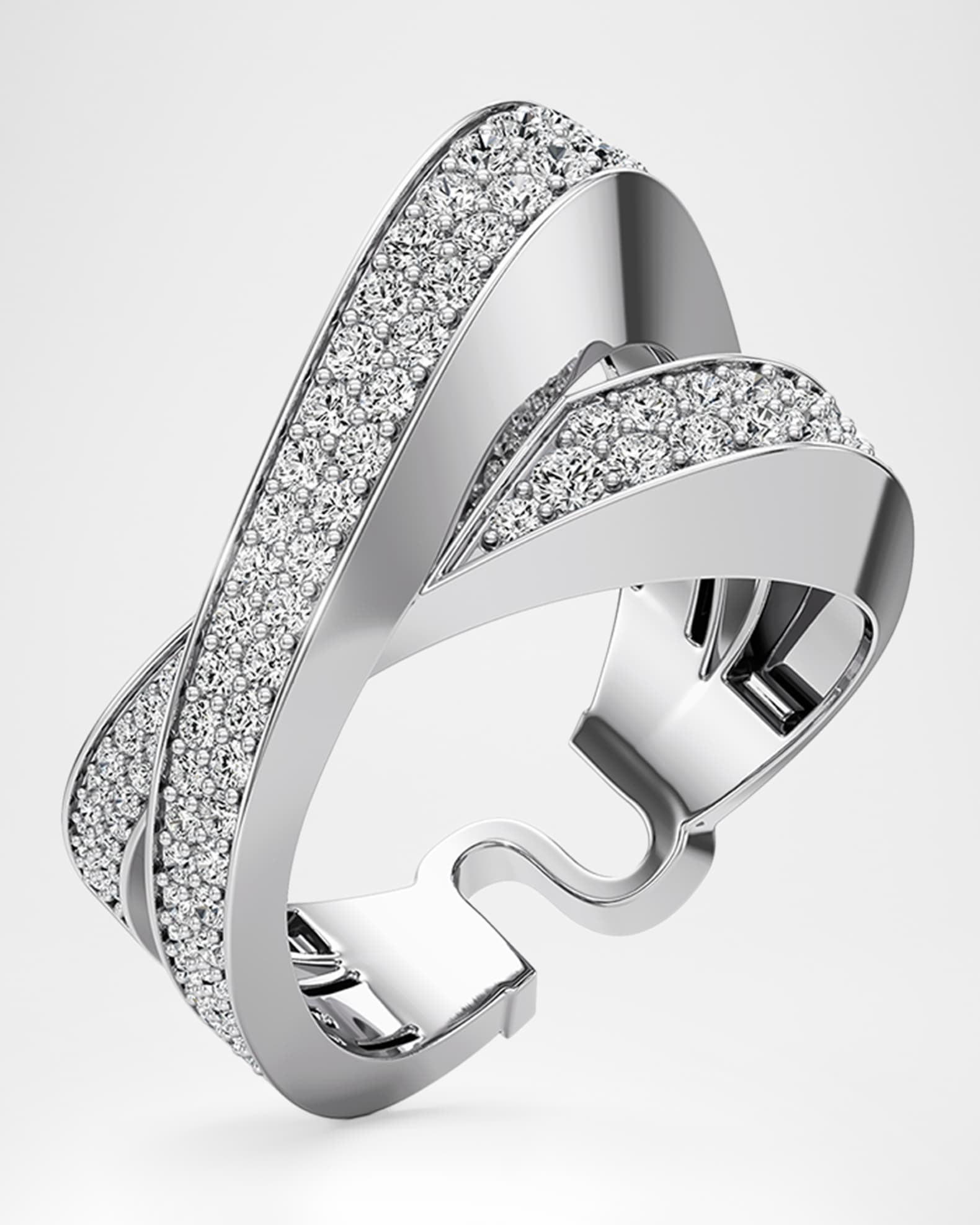 Unsaid Infinite Lab-Grown Diamond Pave UN Ring | Neiman Marcus