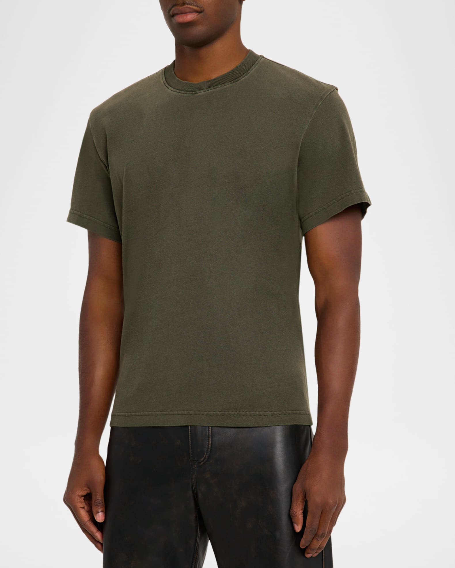 PAIGE Men's Serano Boxy-Fit Crewneck T-Shirt | Neiman Marcus