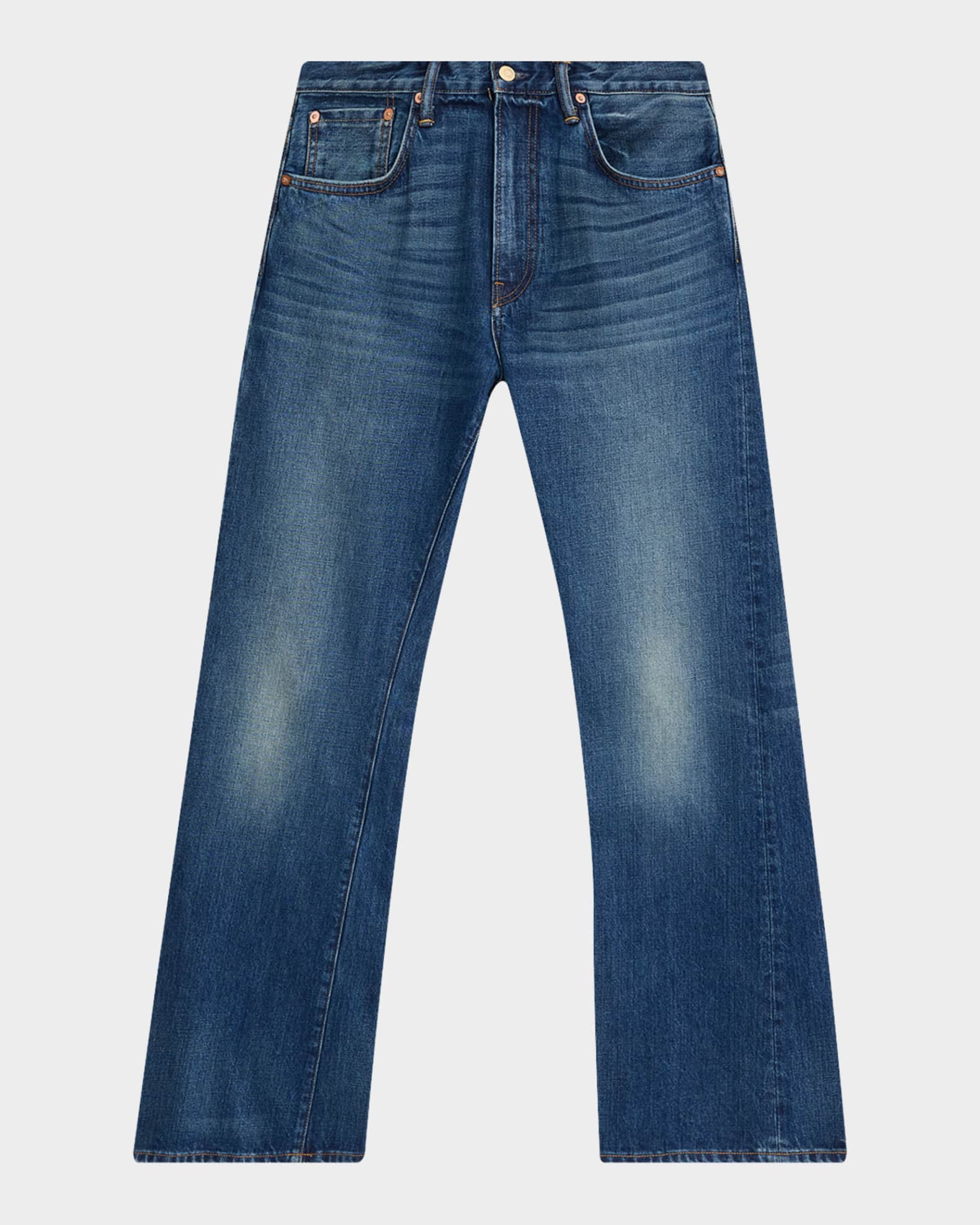 The Seven Continents Men's The Axl In Mito Dark Blue Jeans | Neiman Marcus