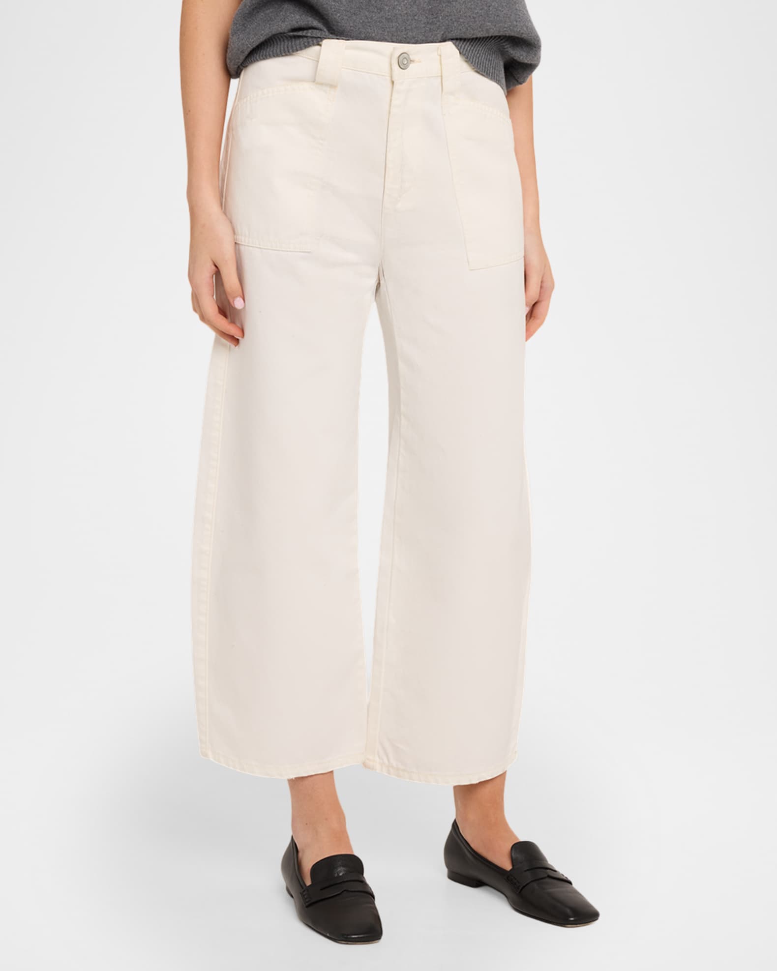 MOUSSY VINTAGE Malba Cropped Barrel Jeans | Neiman Marcus