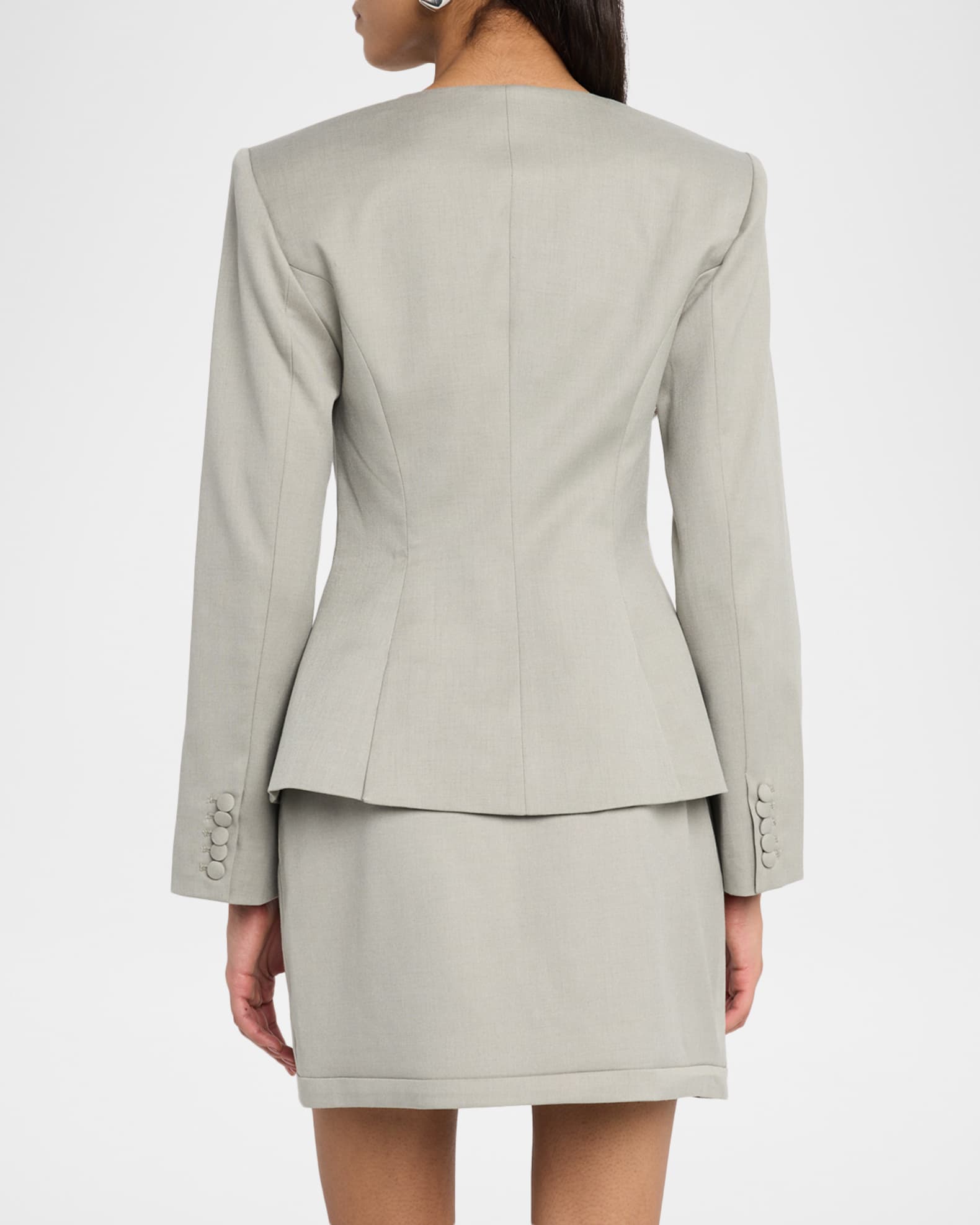 Et Ochs Andre Tailored Asymmetric Single-Button Jacket | Neiman Marcus