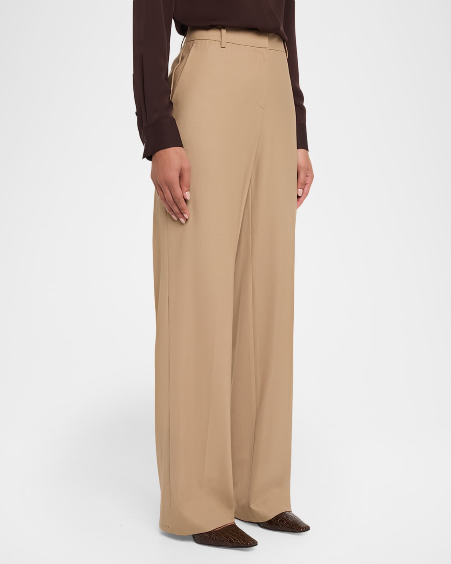 Lafayette 148 New York Gates Straight-Leg Pants | Neiman Marcus