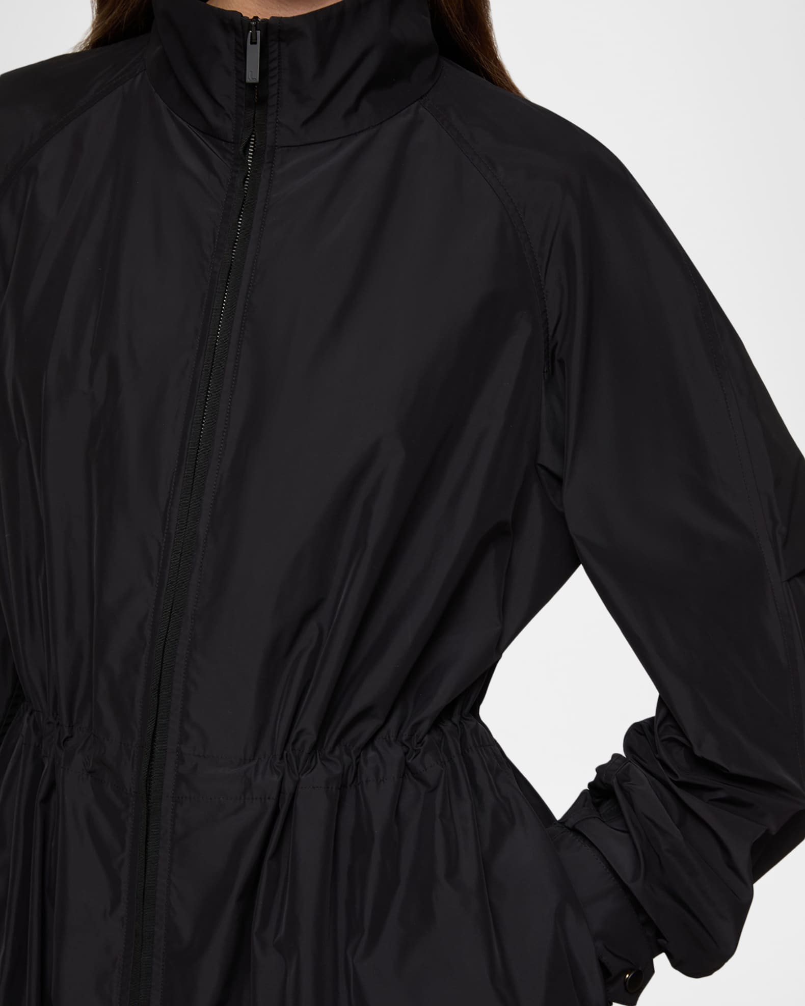 Lafayette 148 New York Oversized Technical Twill Anorak | Neiman Marcus