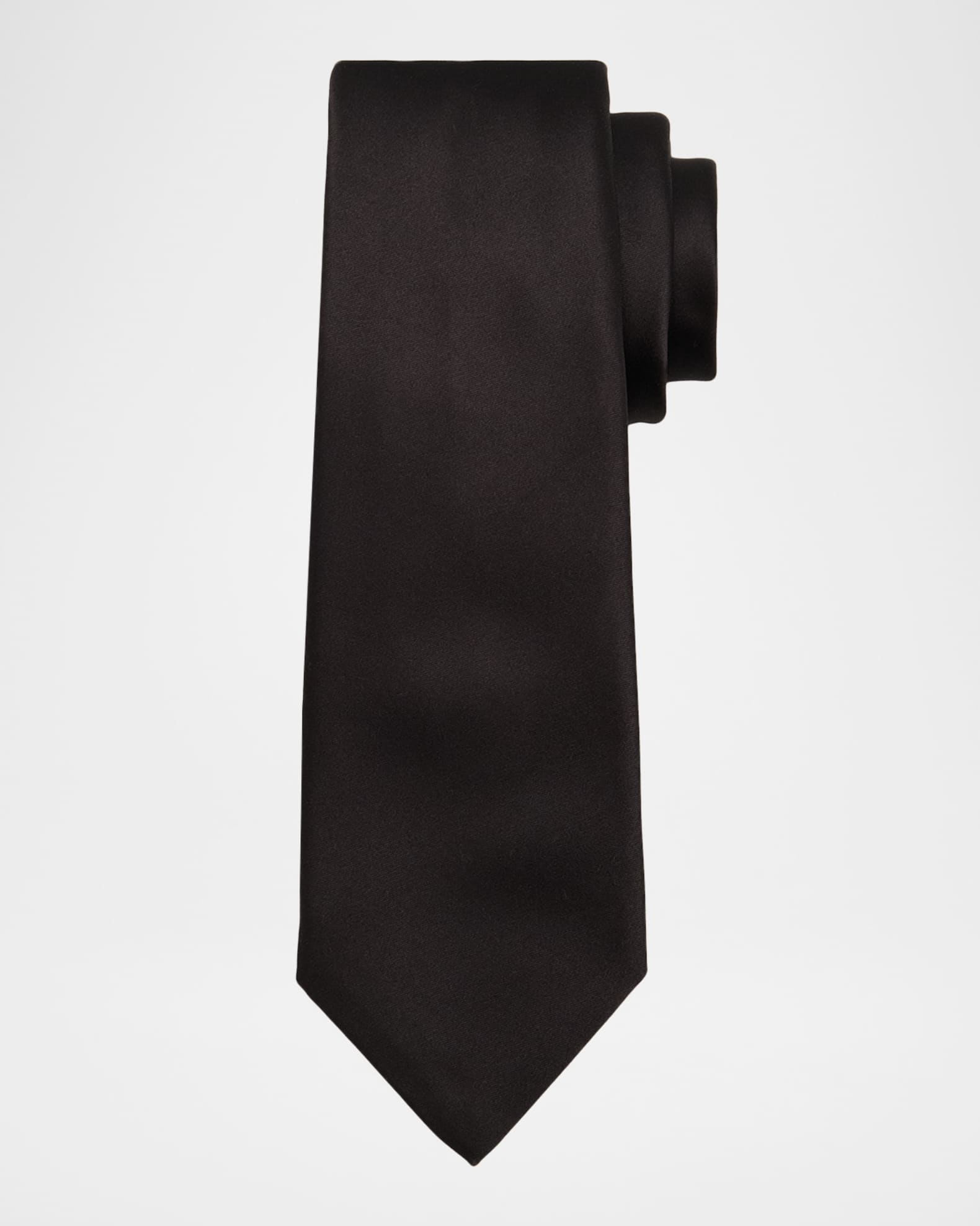 Kiton Men's Solid Silk 7-Fold Tie | Neiman Marcus