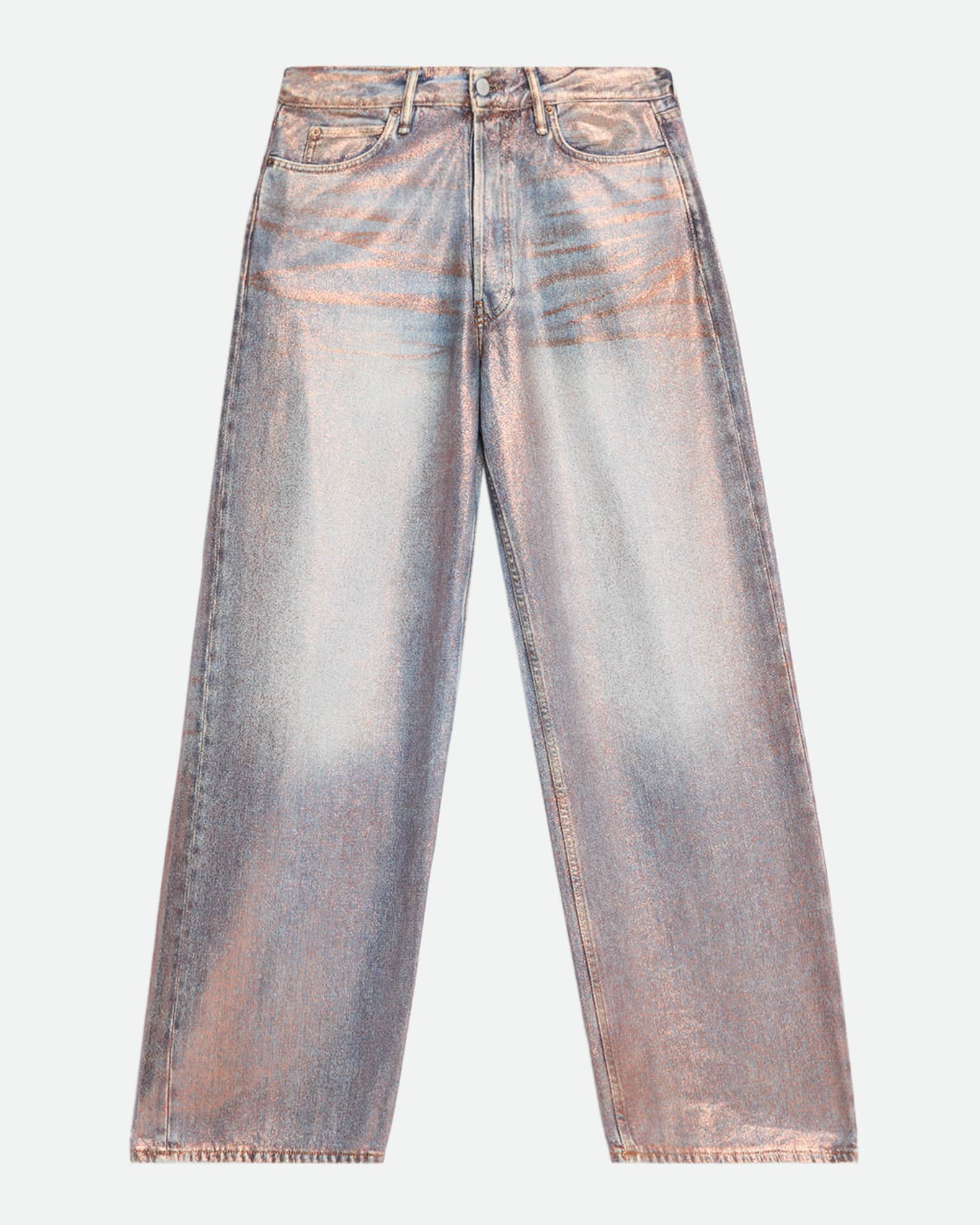 Acne Studios Men's Glitterized Denim Straight-Leg Jeans | Neiman Marcus