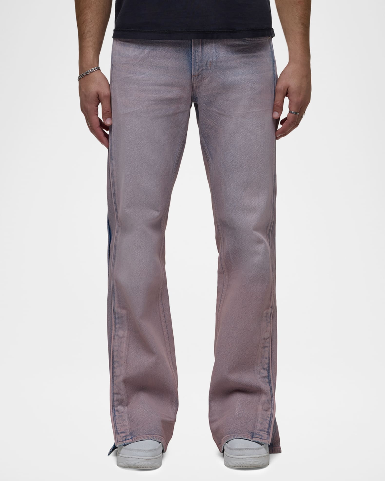 Hudson Men's Walker Track Comfort Stretch Bootcut Jeans | Neiman Marcus