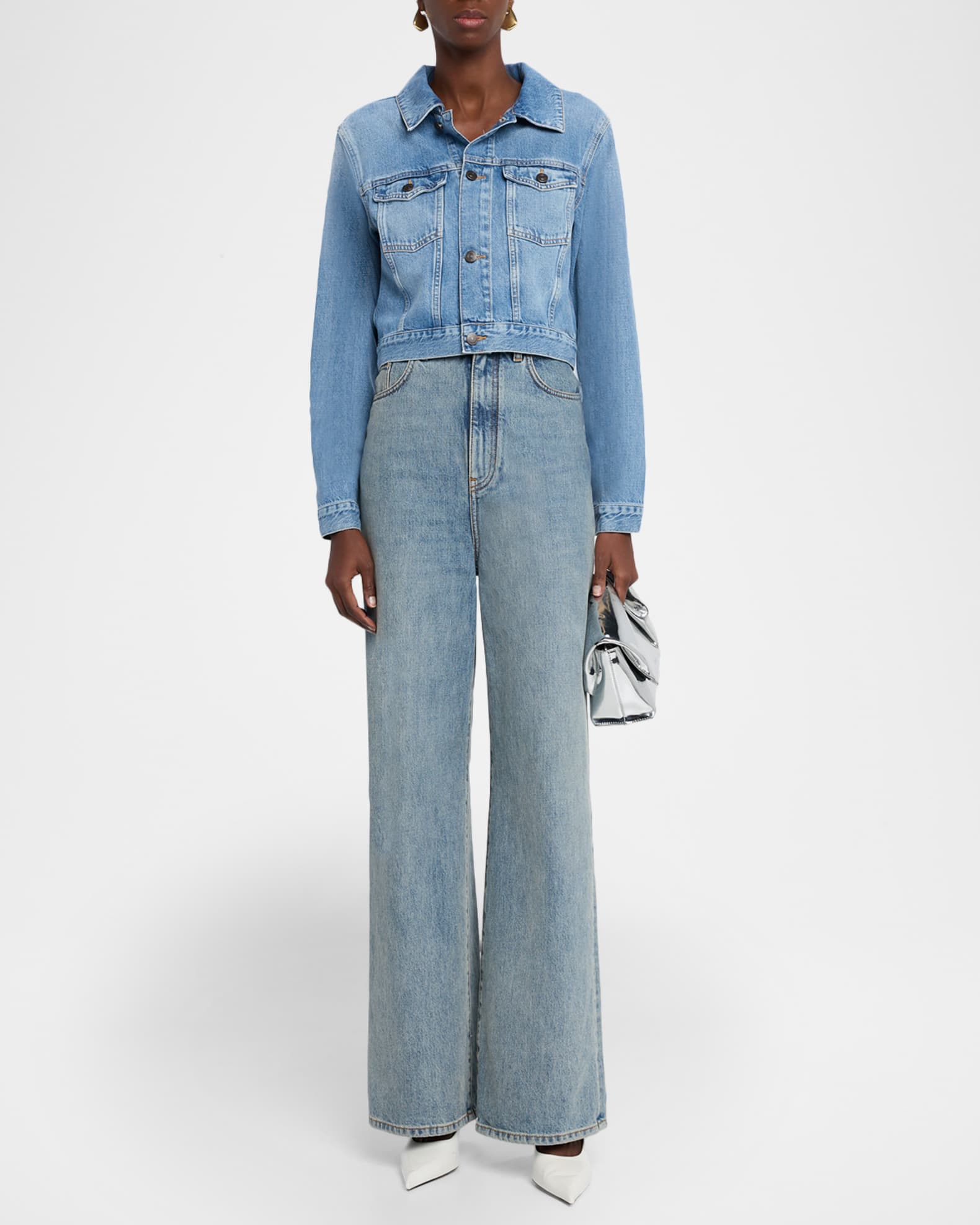FRAME The Off Duty Denim Jacket | Neiman Marcus