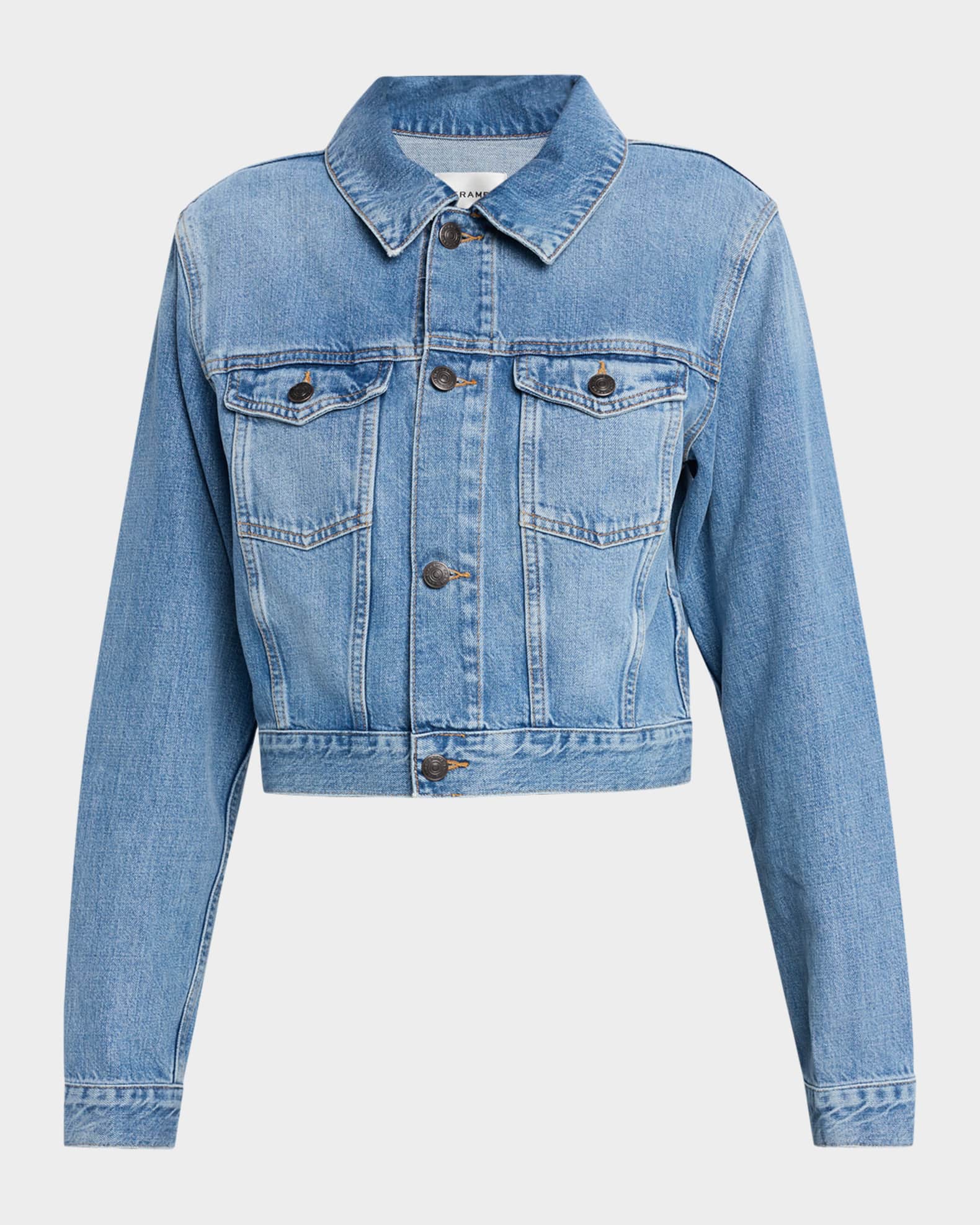 FRAME The Off Duty Denim Jacket | Neiman Marcus
