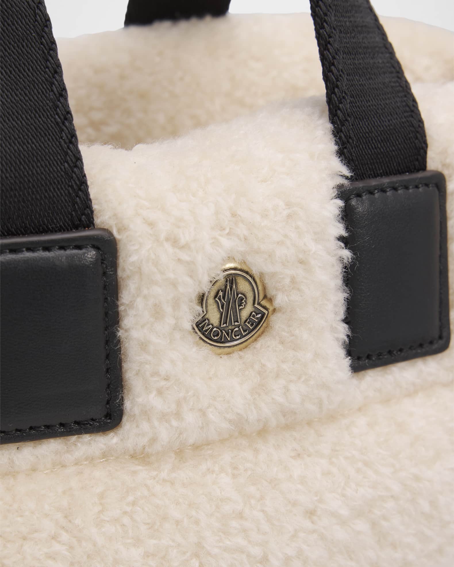 Moncler Caradoc Micro Teddy Tote Bag | Neiman Marcus