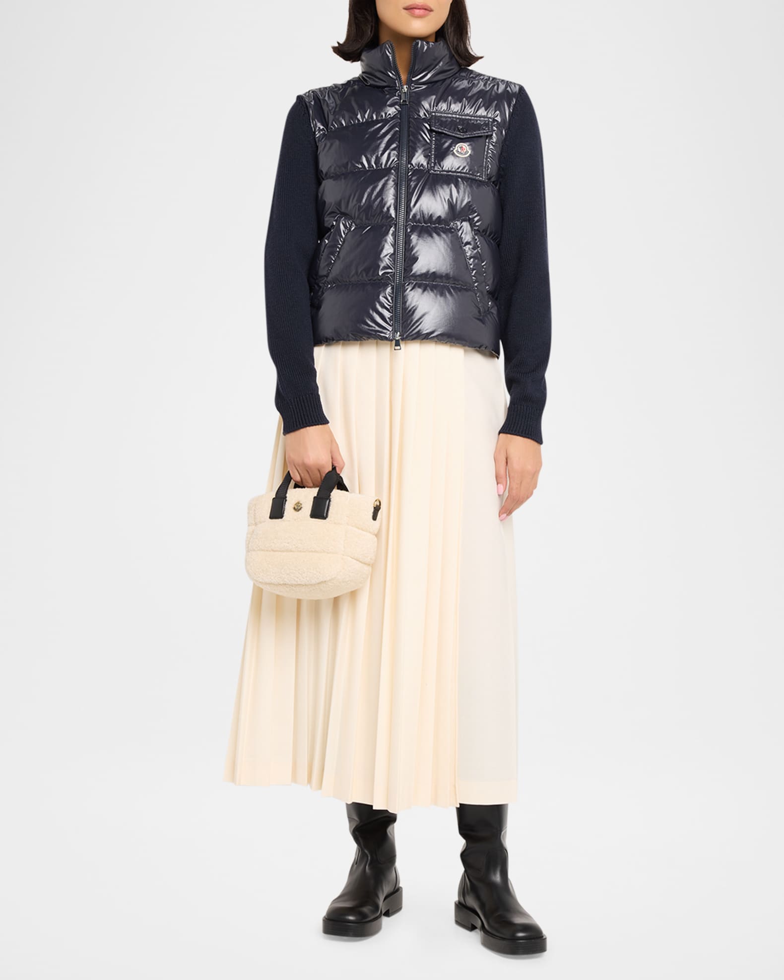 Moncler Caradoc Micro Teddy Tote Bag | Neiman Marcus