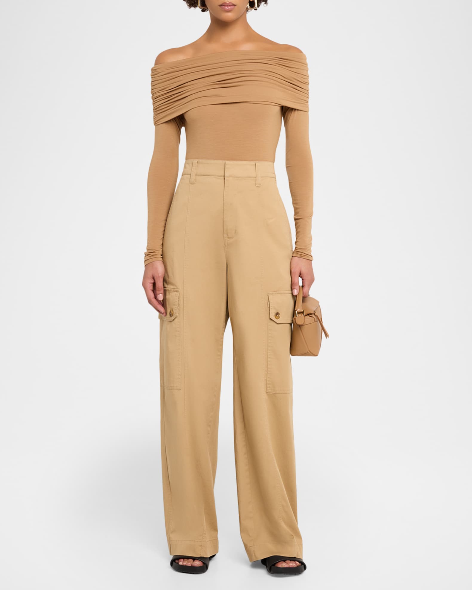 A.L.C. Adeline Off-Shoulder Tee | Neiman Marcus