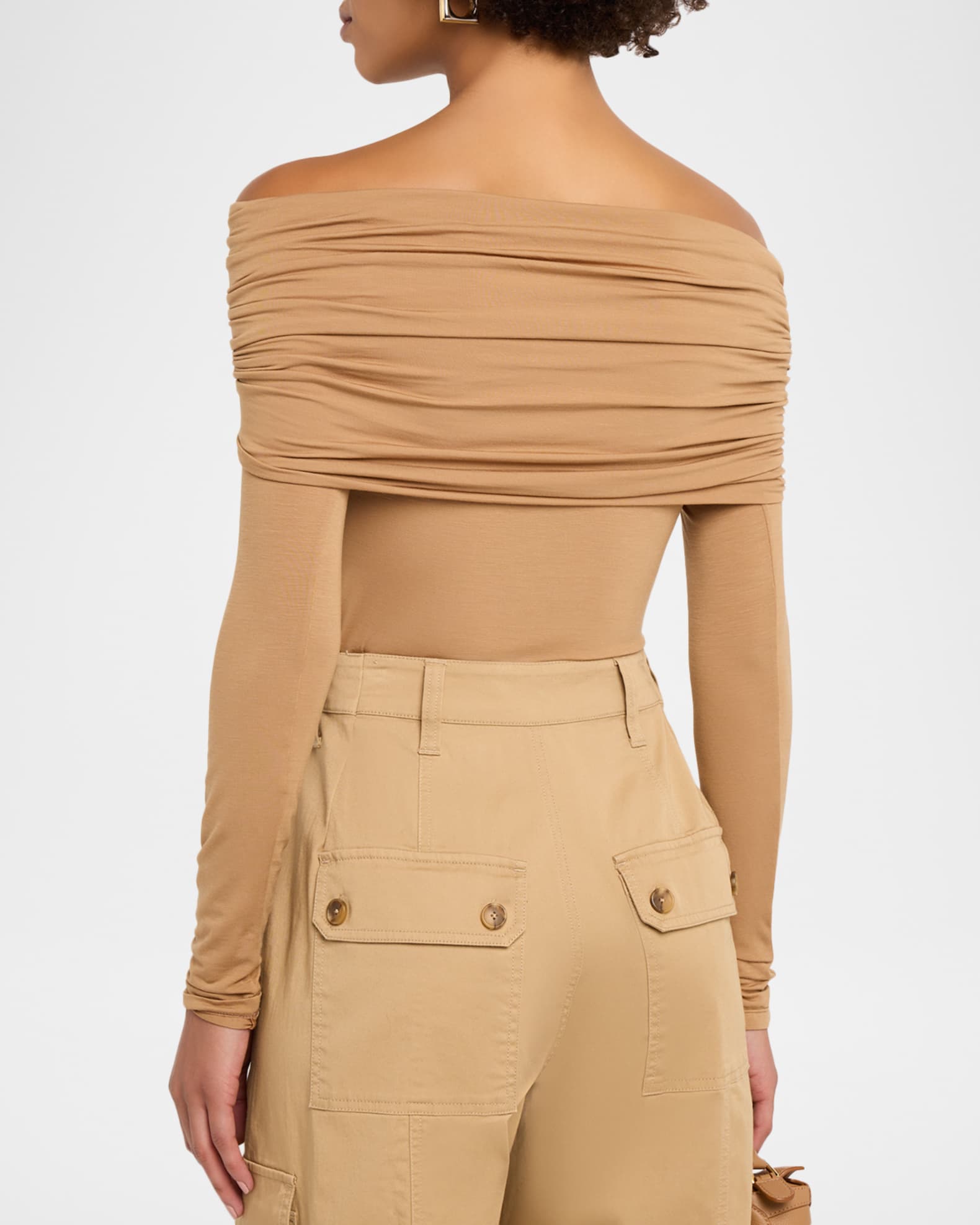 A.L.C. Adeline Off-Shoulder Tee | Neiman Marcus