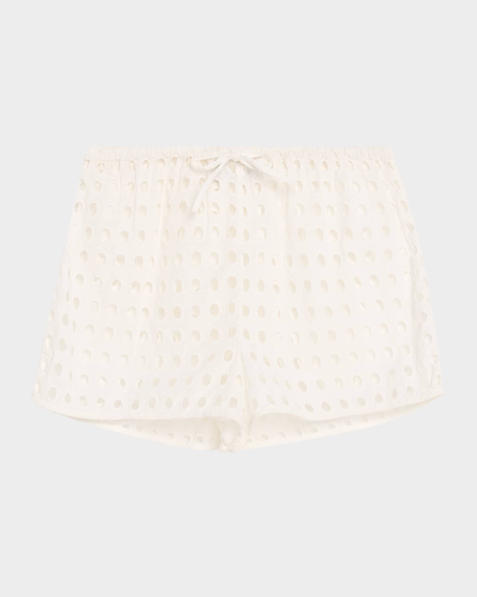 Solid and Striped The Remi Embroidered Shorts | Neiman Marcus