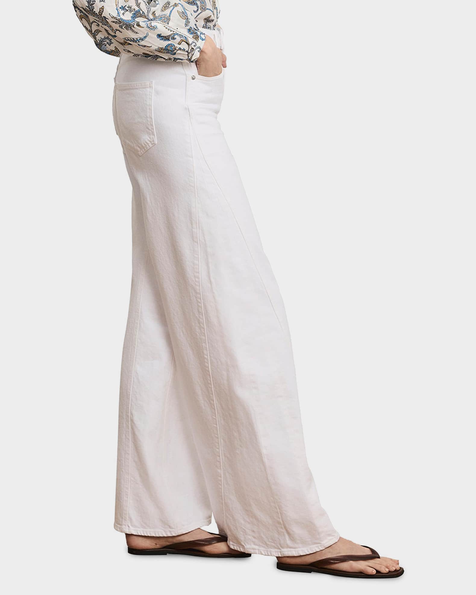 Veronica Beard Vicki Extra Wide-Leg Jeans | Neiman Marcus
